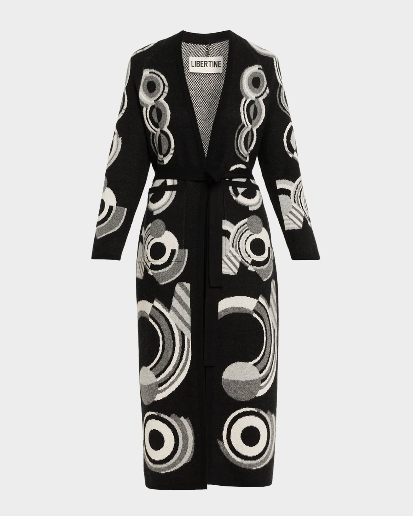 Libertine Sonia Long Belted Cashmere Cardigan | Neiman Marcus