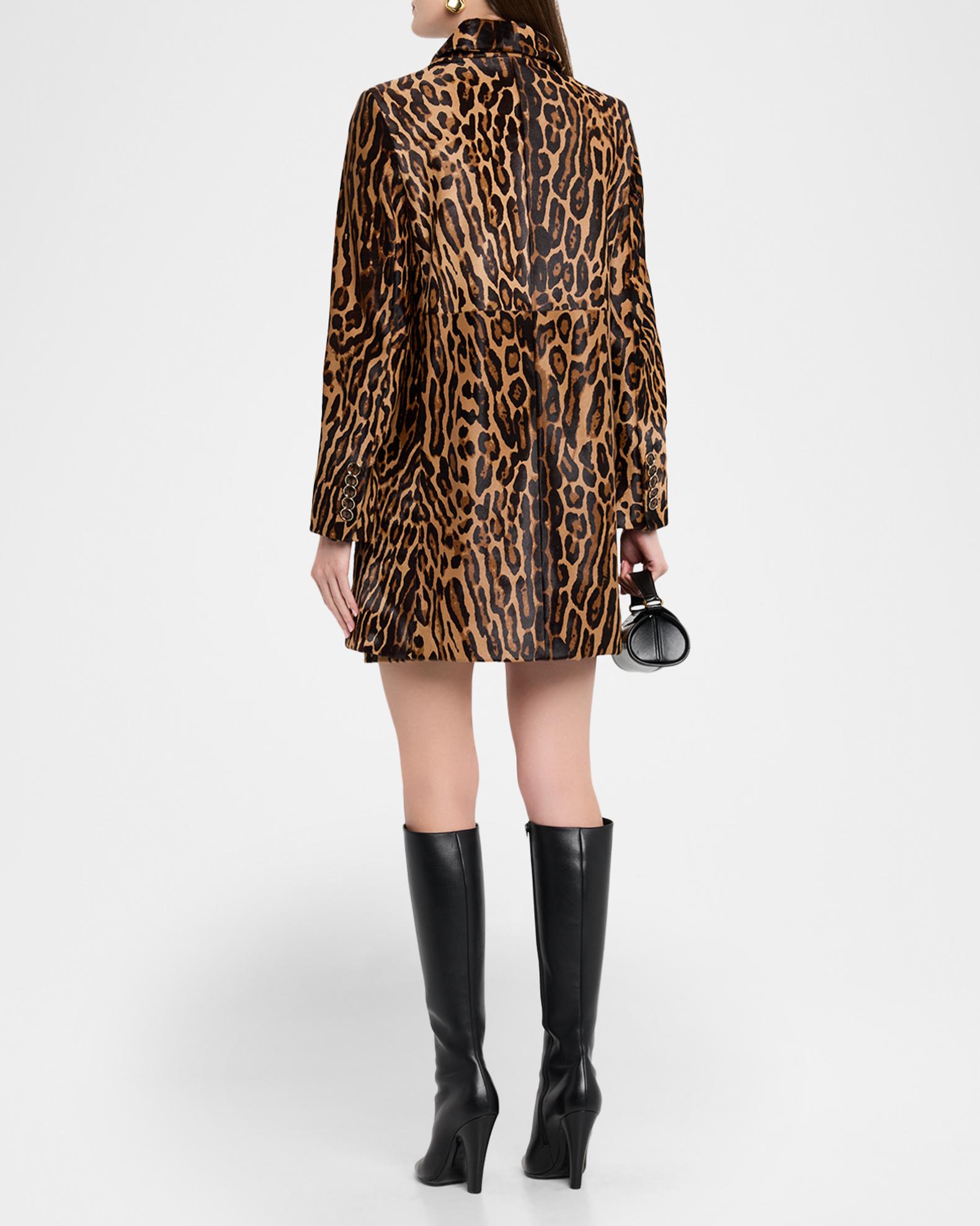 Veronica Beard Shelley Calf Hair Dickey Coat | Neiman Marcus