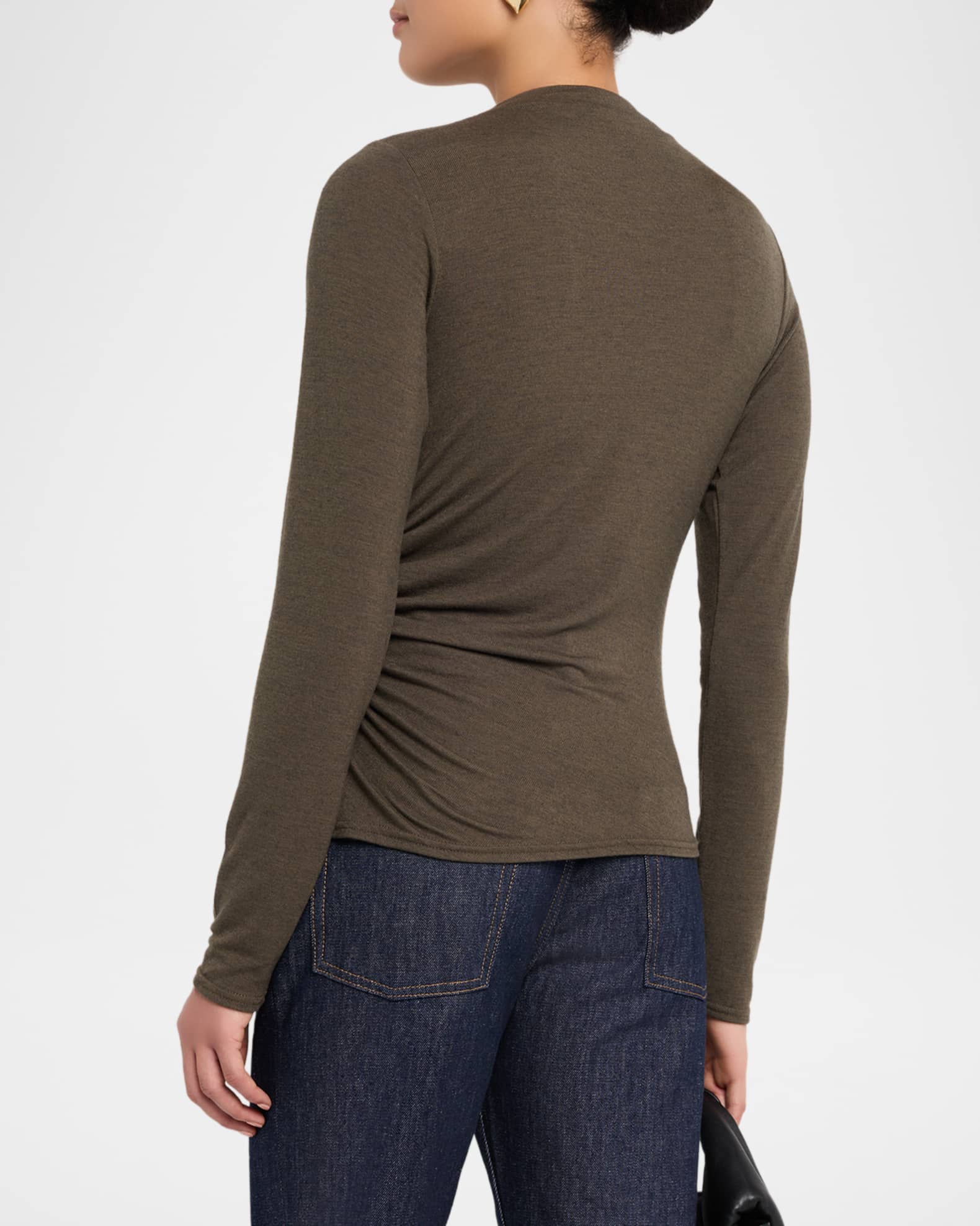 Rails Joelle Draped Mesh Top | Neiman Marcus