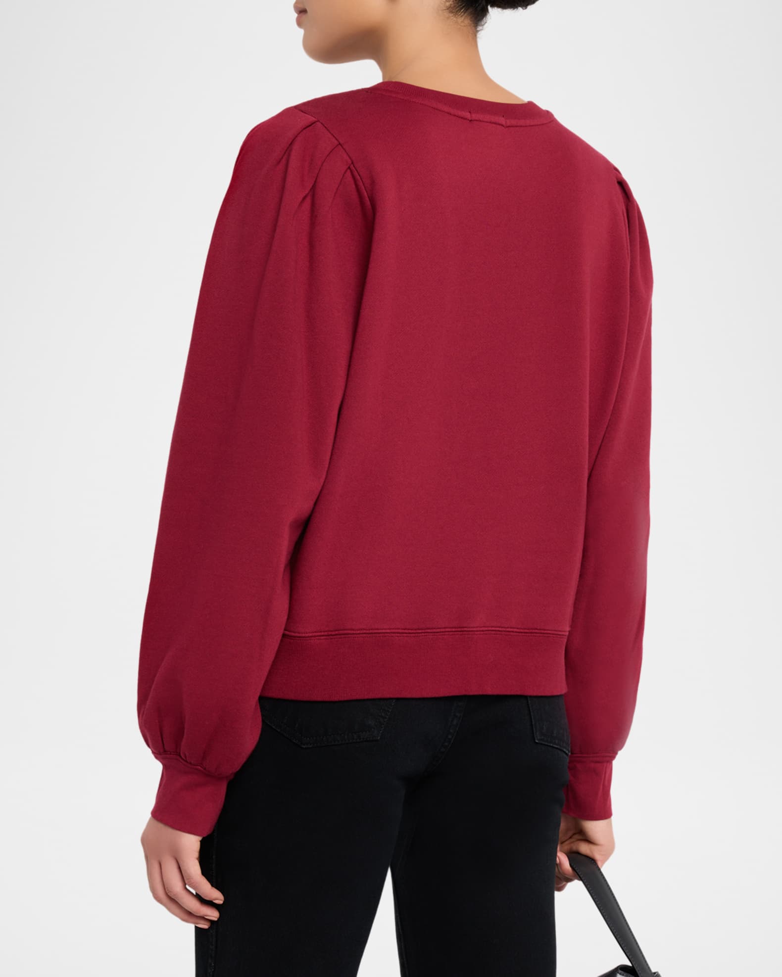 Rails Tiffany Puff-Sleeve Sweatshirt | Neiman Marcus