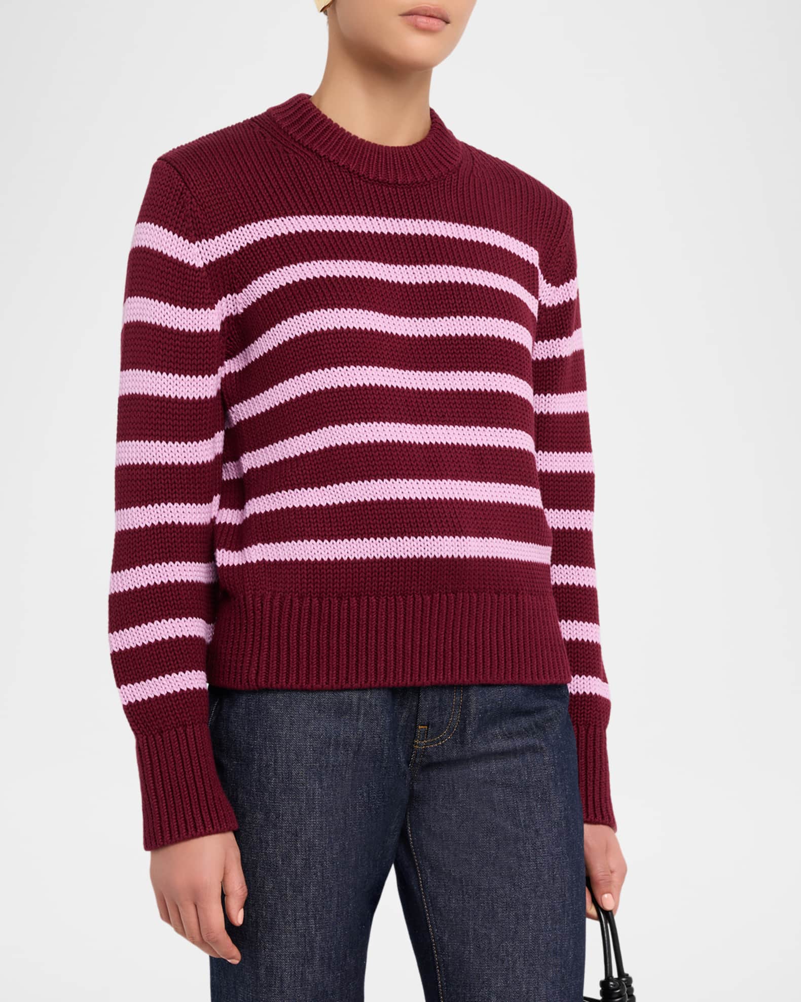 Rails Alise Stripe Crewneck Sweater | Neiman Marcus