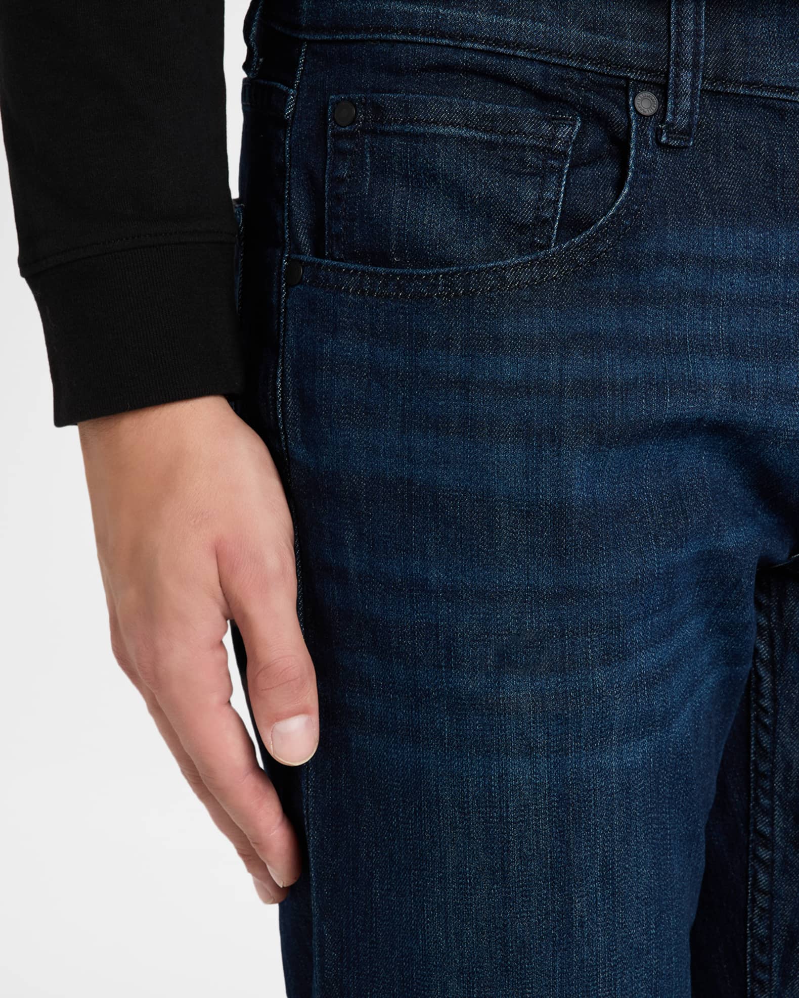 7 for all mankind Men's The Straight Faded Denim Jeans | Neiman Marcus