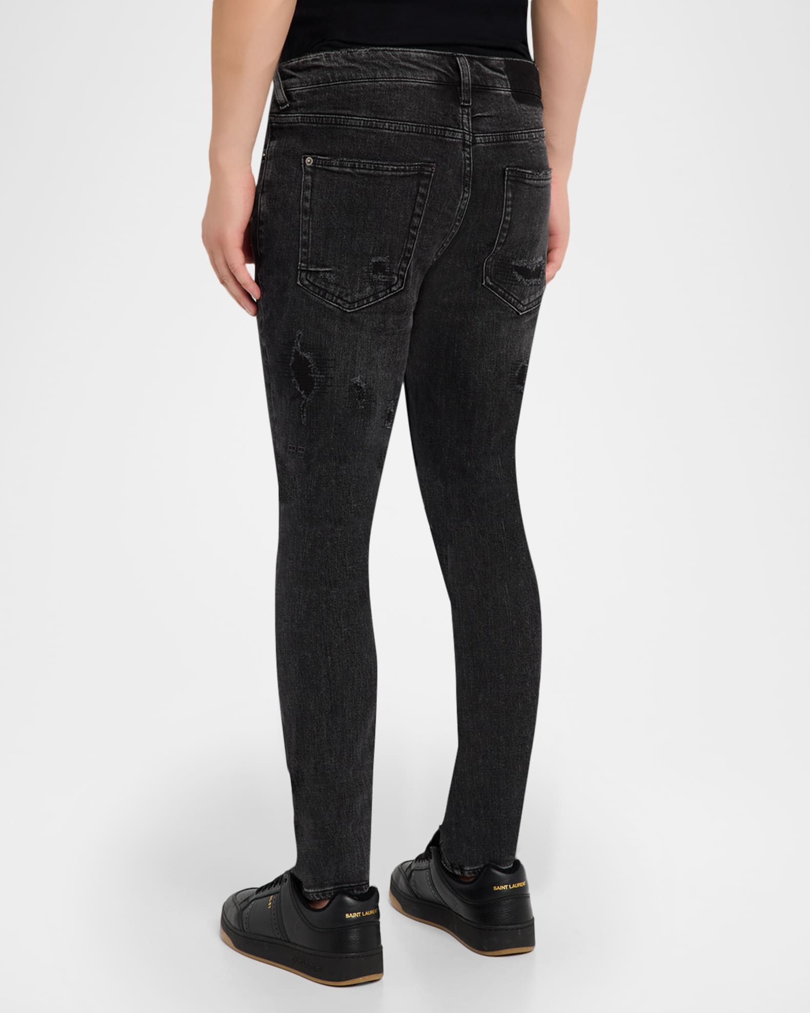 rockstar black sparkly jeans
