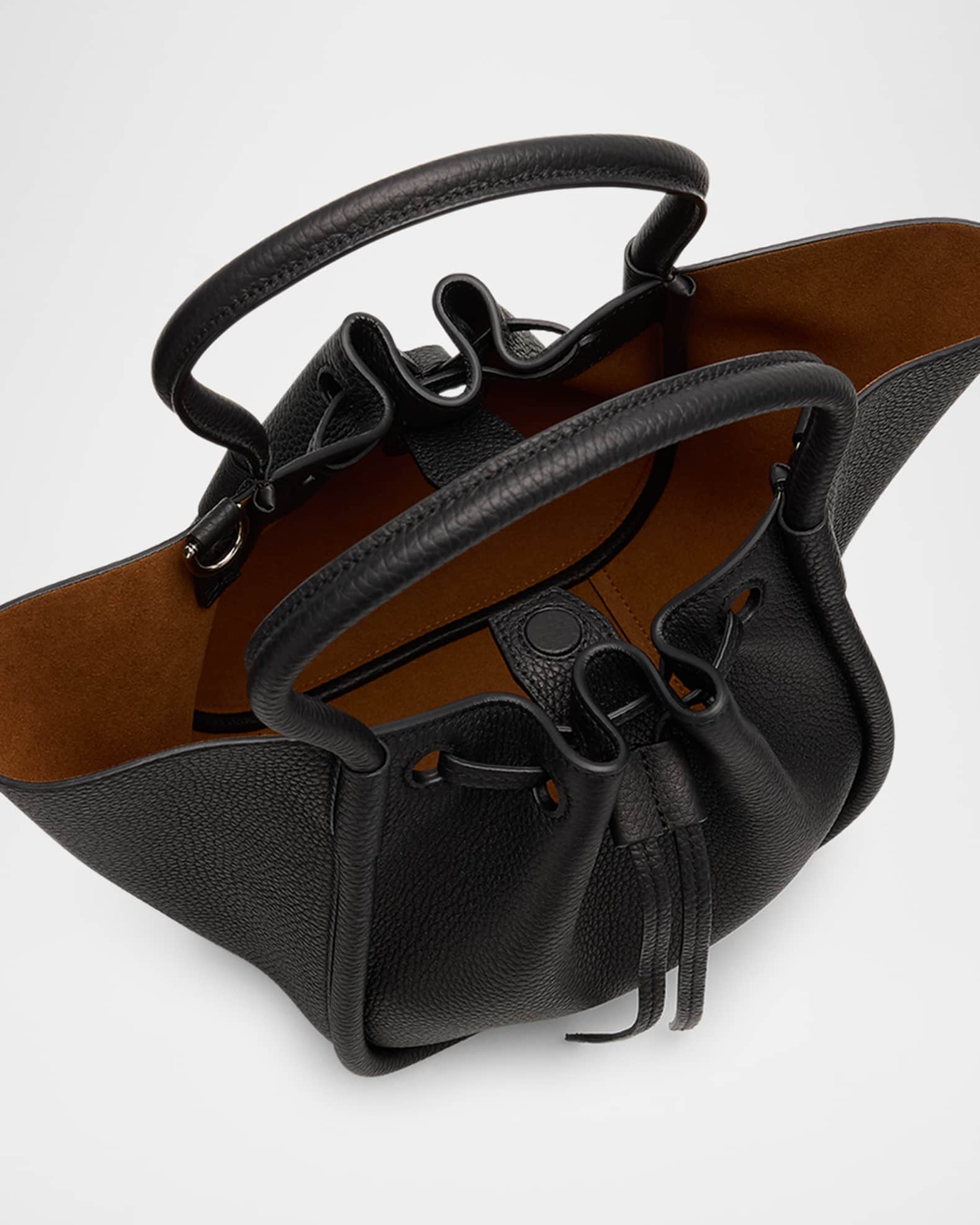 Proenza Schouler Small Ruched Leather Tote Bag | Neiman Marcus
