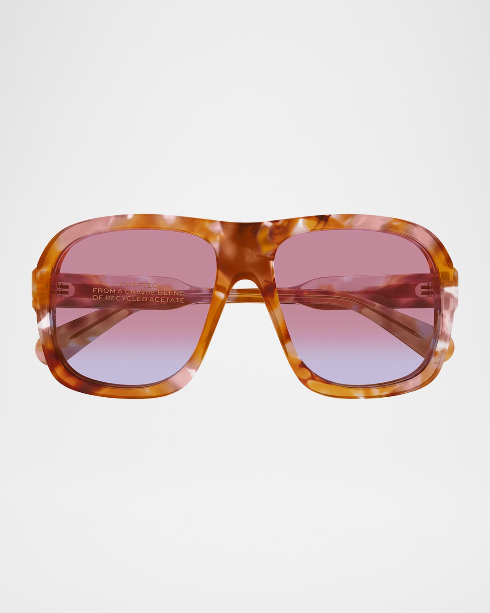Chloe Gayia 58mm Acetate Semi-Shield Sunglasses | Neiman Marcus