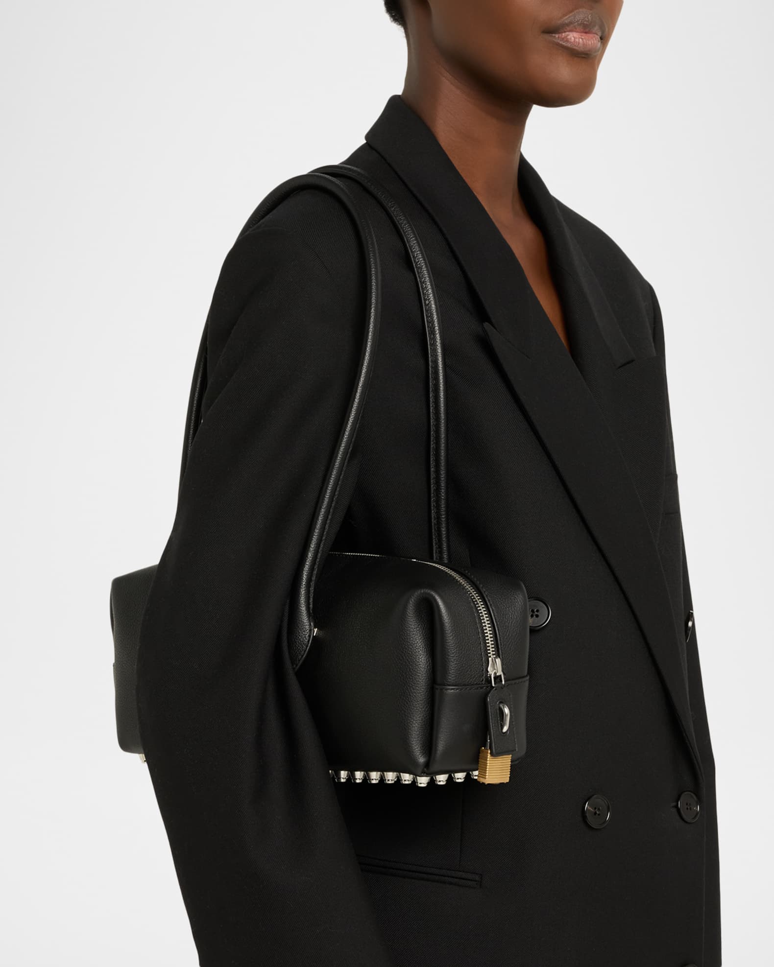 Alexander Wang Roux Medium Leather East-West Shoulder Bag | Neiman Marcus