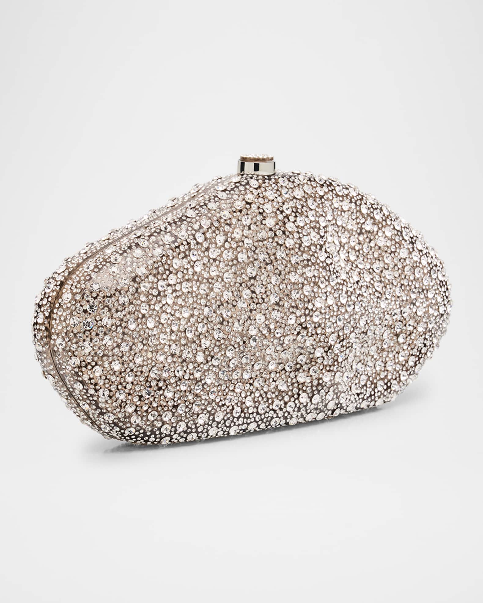 Cult Gaia The Caldera Rhinestone Acrylic Clutch Bag | Neiman Marcus