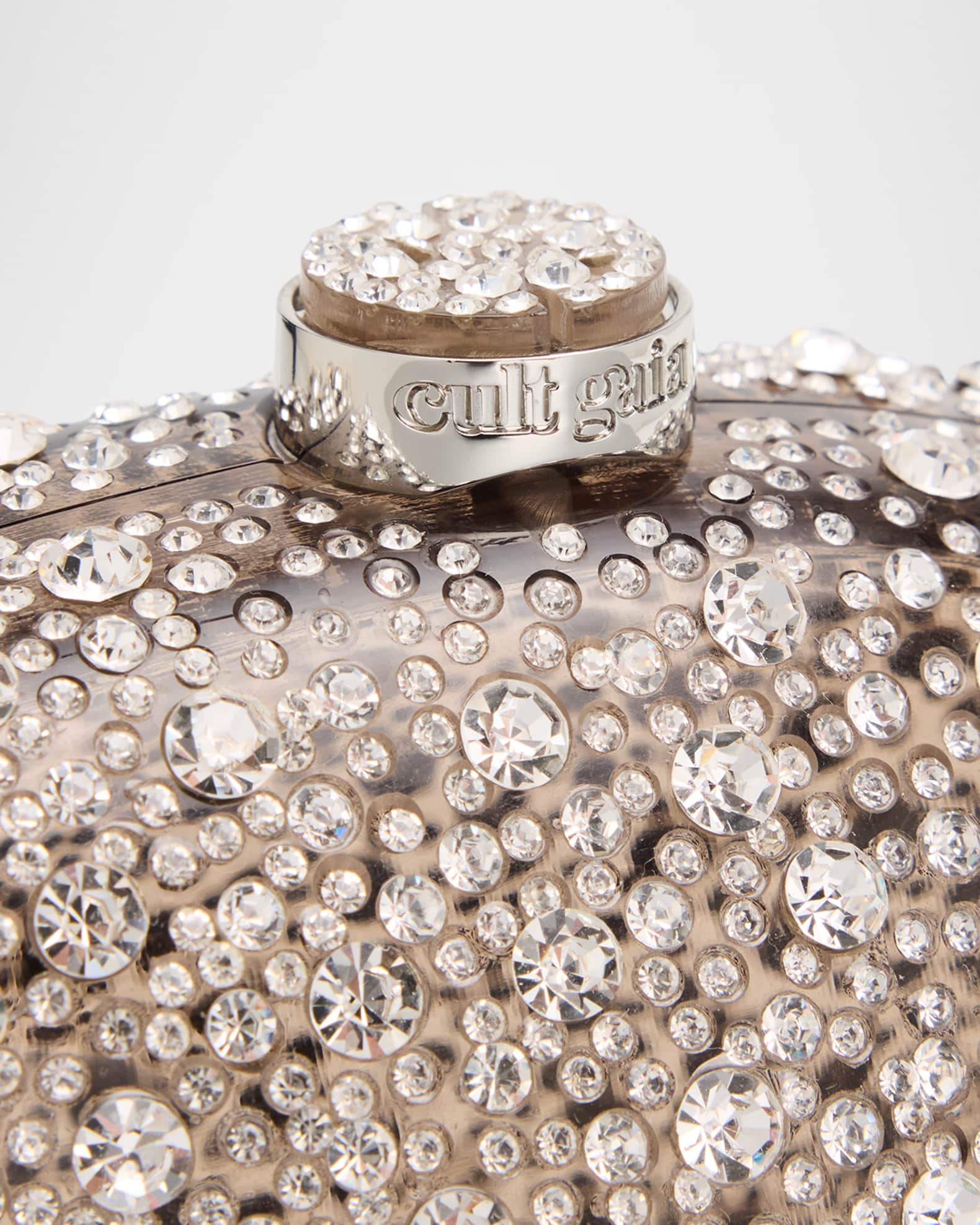 Cult Gaia The Caldera Rhinestone Acrylic Clutch Bag | Neiman Marcus