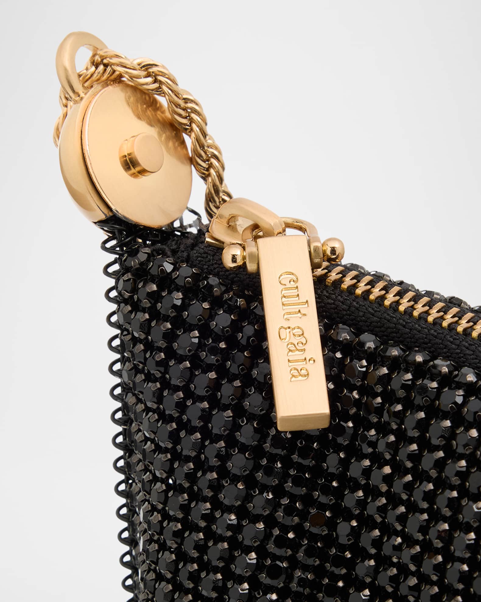 Cult Gaia Rue Rhinestone Wristlet Bag | Neiman Marcus