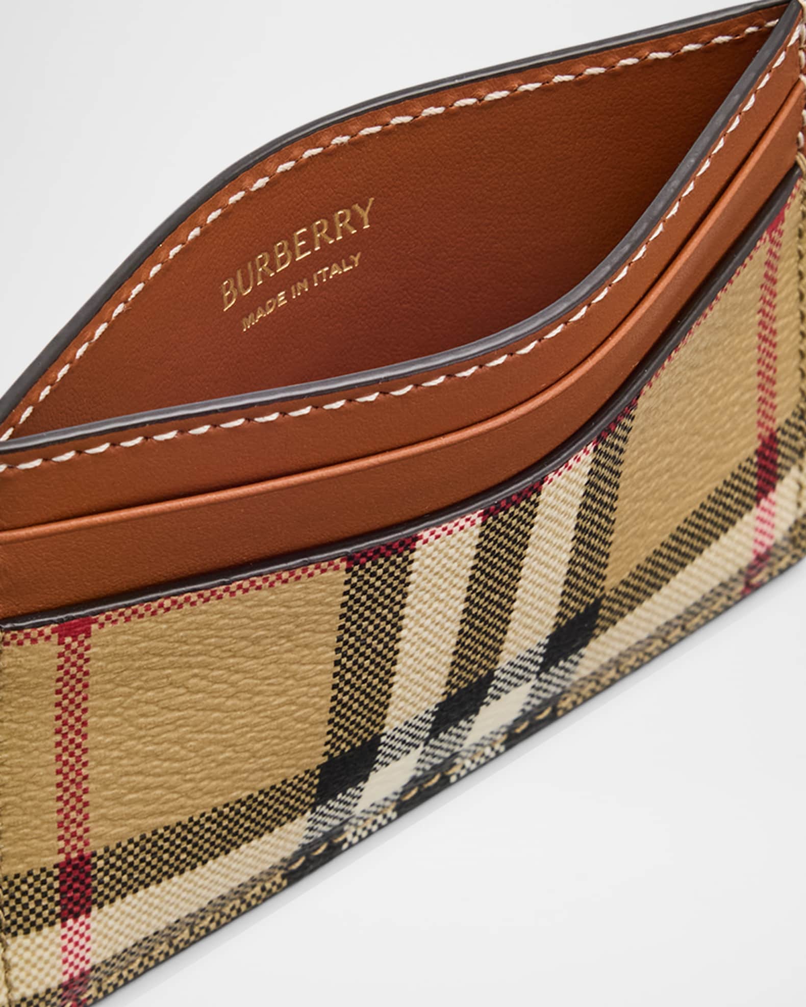 Burberry Check Card Case | Neiman Marcus