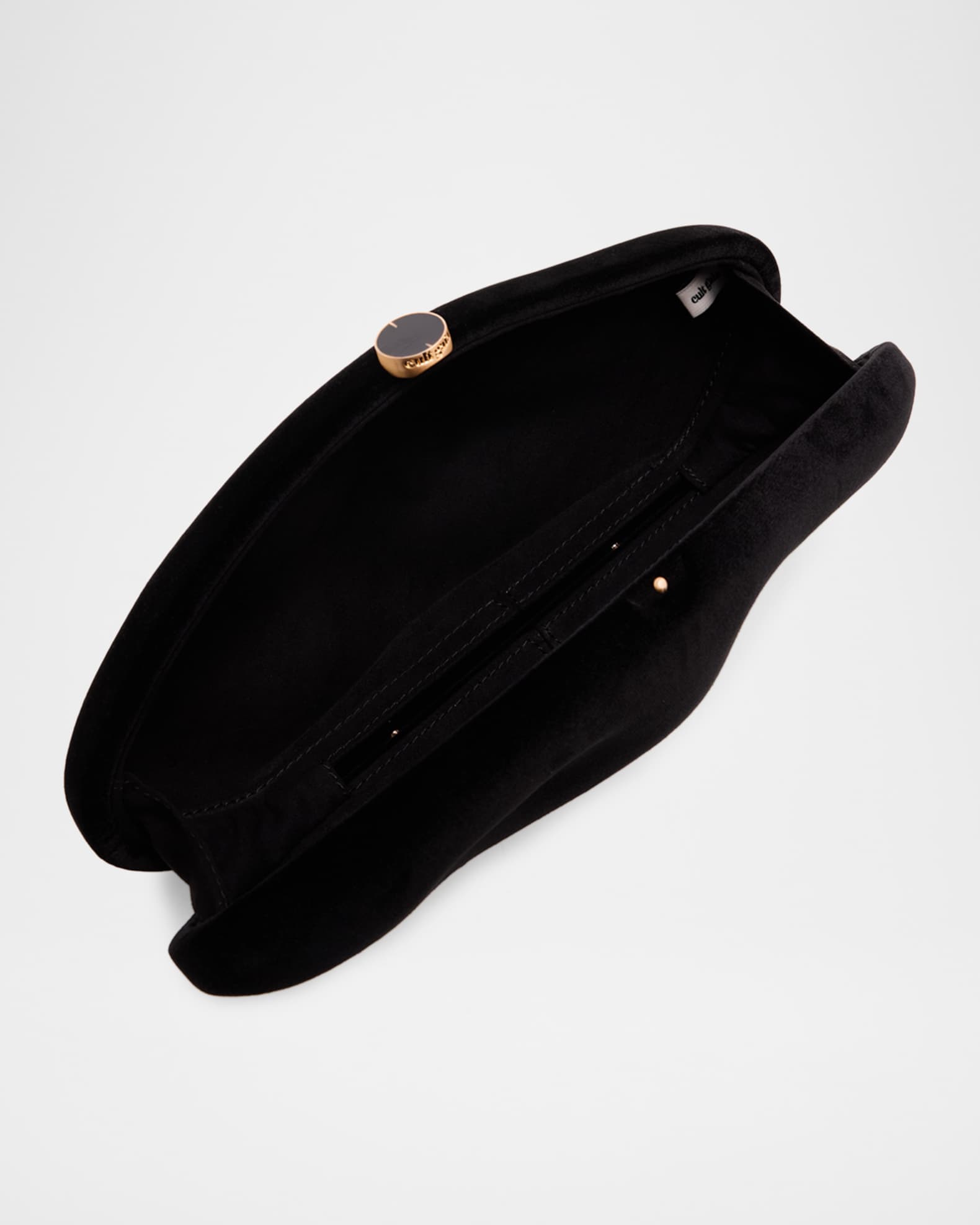 Cult Gaia Caldera Velvety Sculptural Clutch Bag | Neiman Marcus