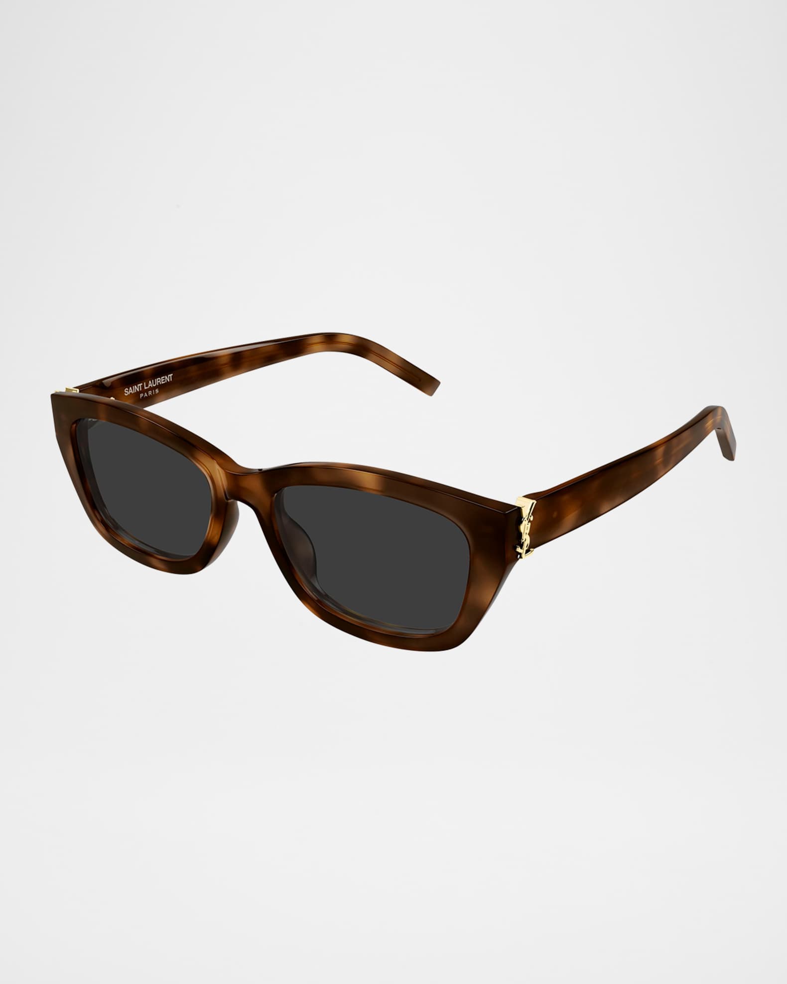 Saint Laurent YSL 55mm Acetate Rectangular Sunglasses | Neiman Marcus