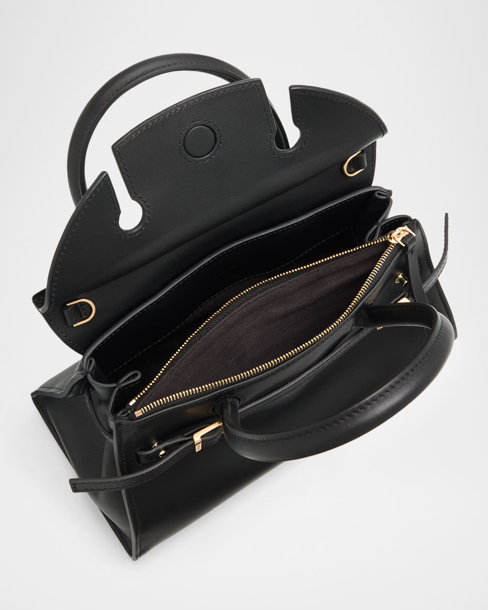 SIMKHAI River Small Suede Flap Top-Handle Bag | Neiman Marcus