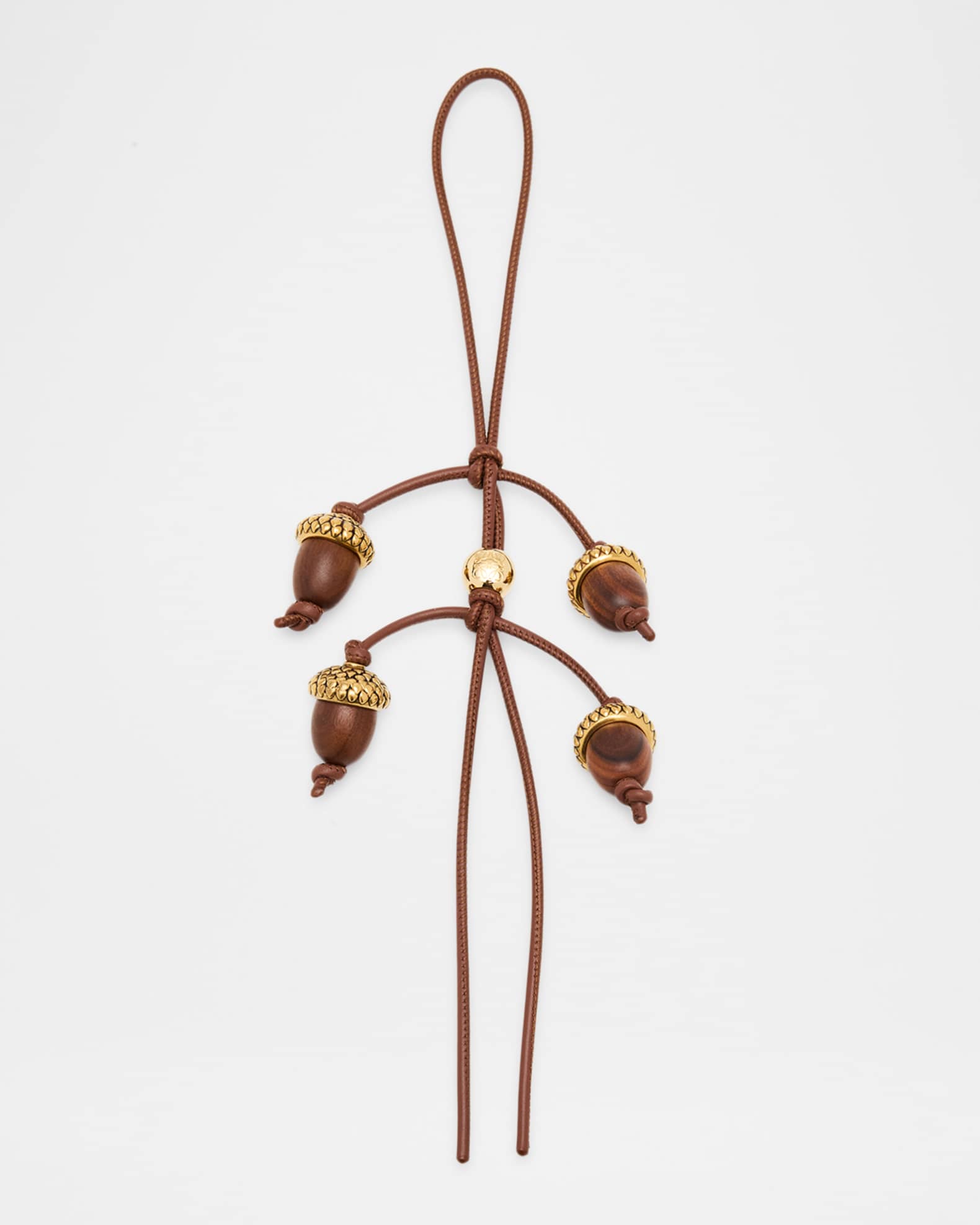 Loewe Wooden Acorn Bag Charm | Neiman Marcus