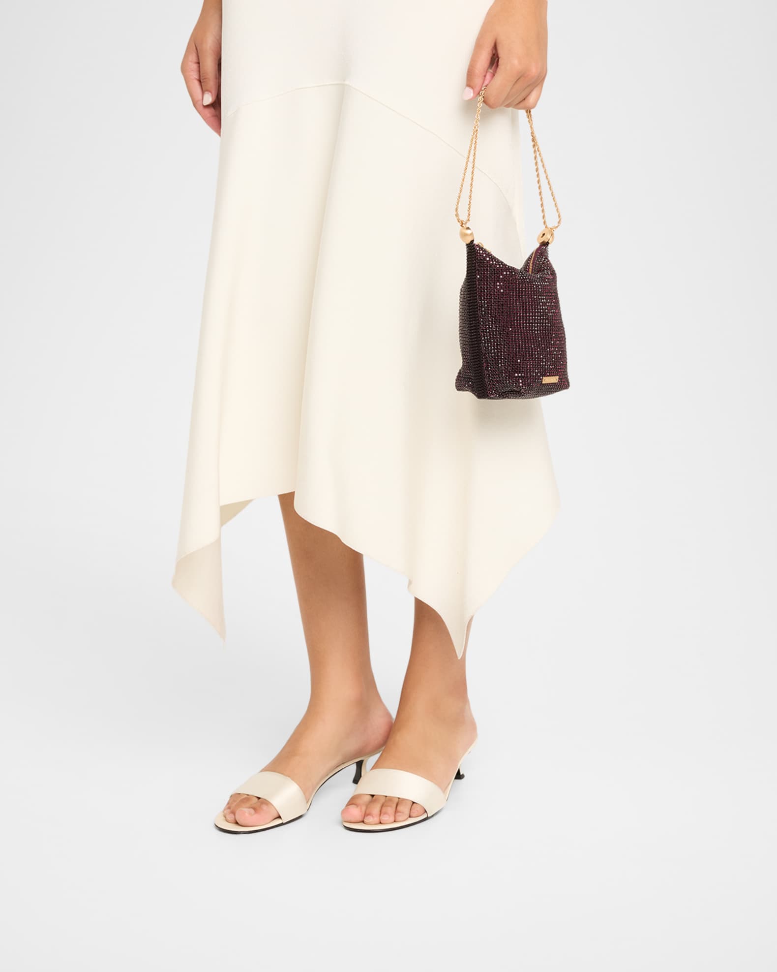 Cult Gaia Rue Glass Crystal Wristlet Bag | Neiman Marcus