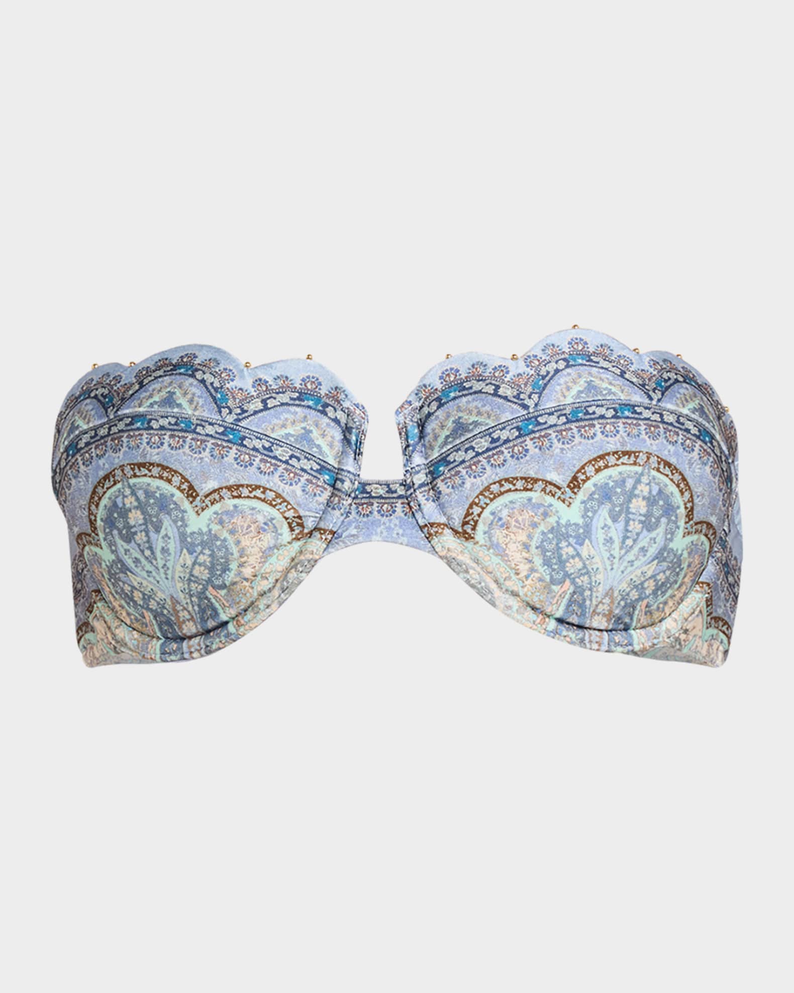 Zimmermann Wanderlust Scallop Balconette Bikini Top | Neiman Marcus