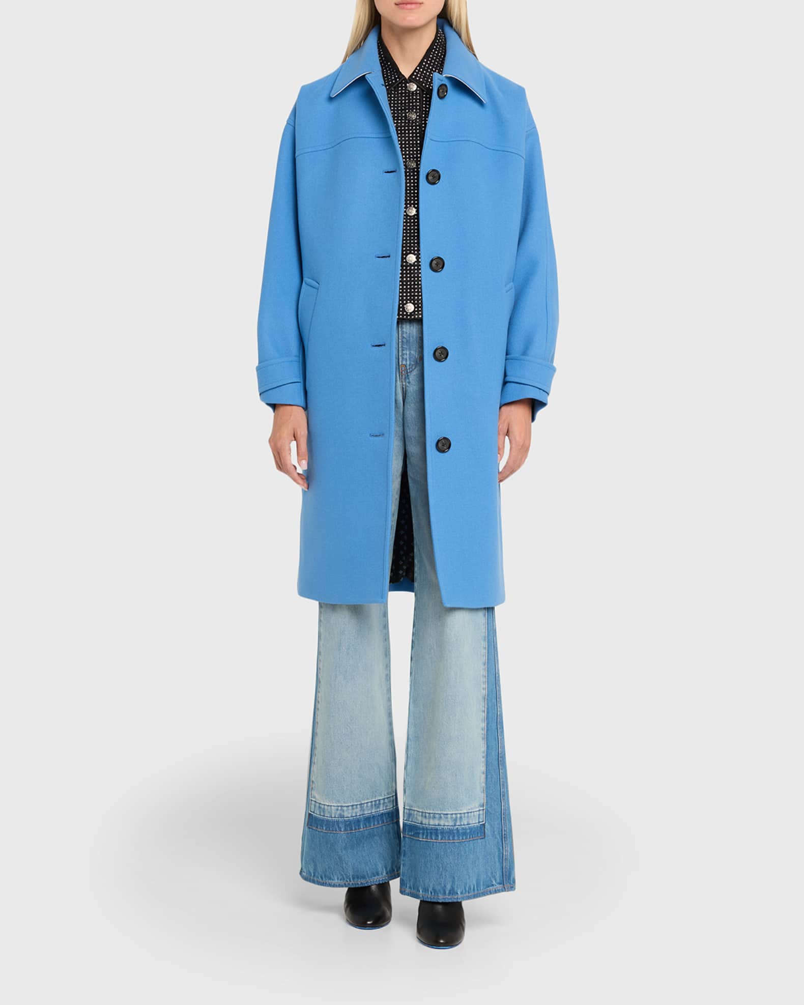 Veronica Beard Laurent Cocoon Dickey Coat | Neiman Marcus