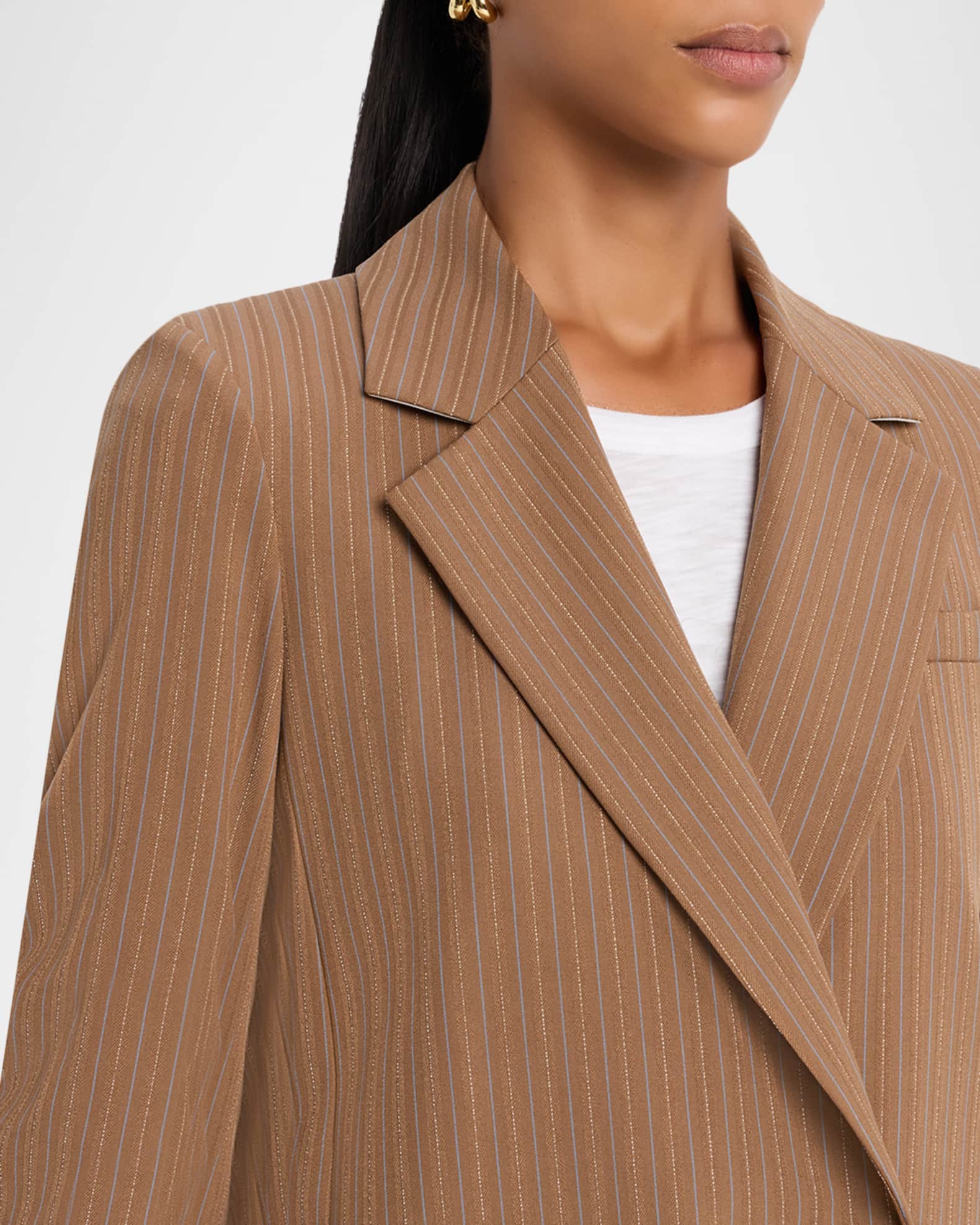 Double-Breasted Pinstripe Suit | Neiman Marcus