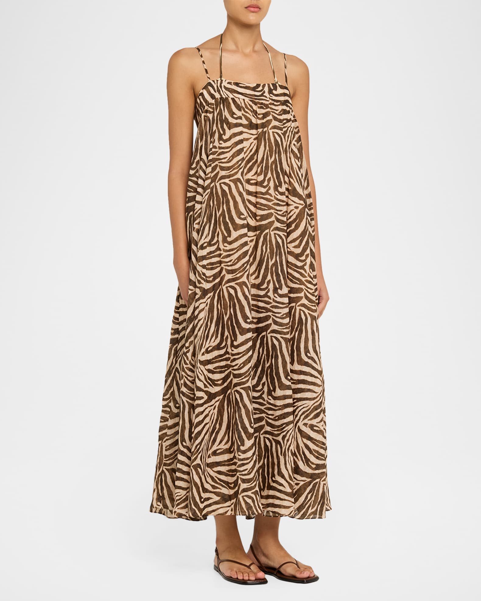 Zimmermann Wanderlust Zebra Maxi Dress | Neiman Marcus