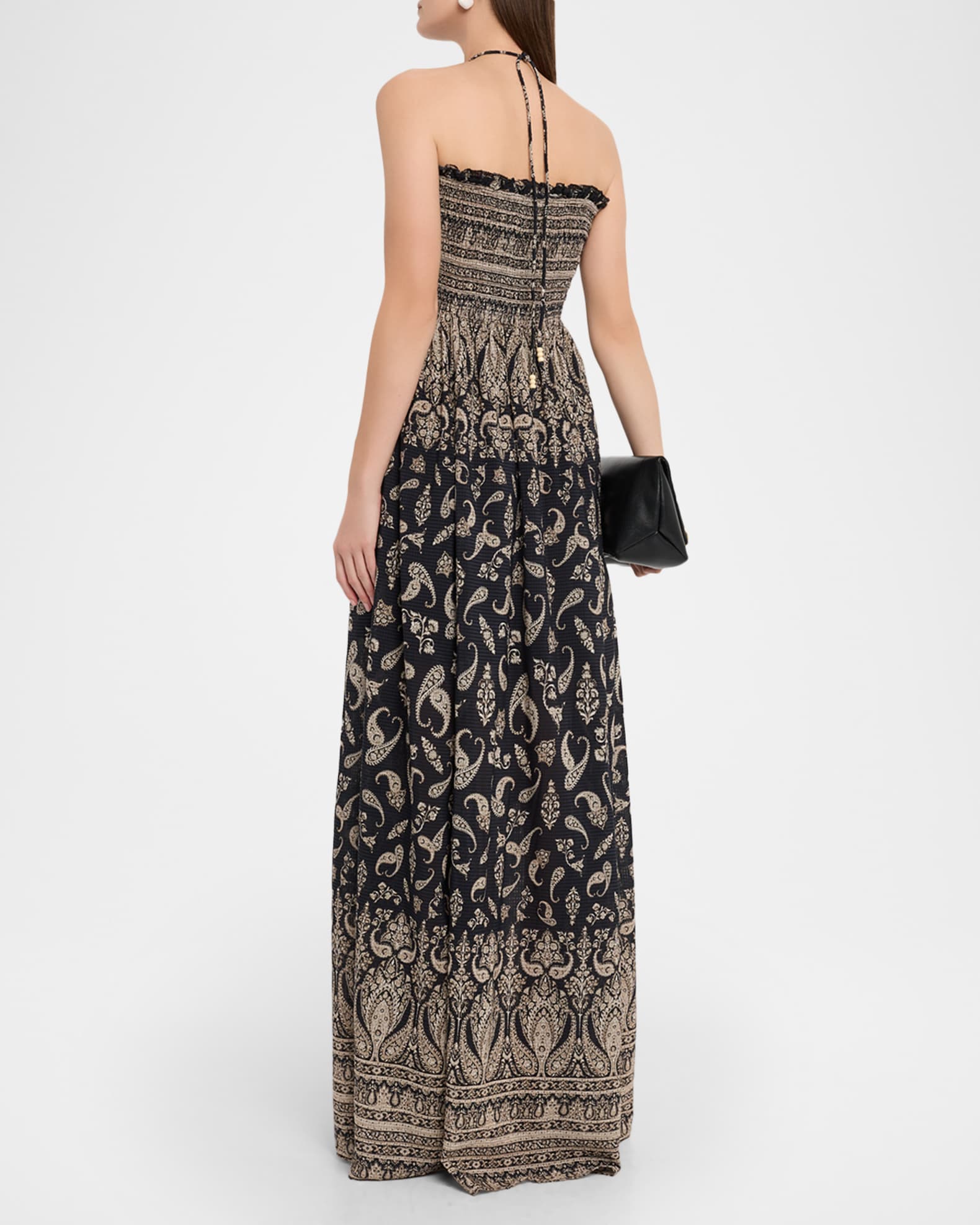 Veronica Beard Ayanna Halter Maxi Dress | Neiman Marcus