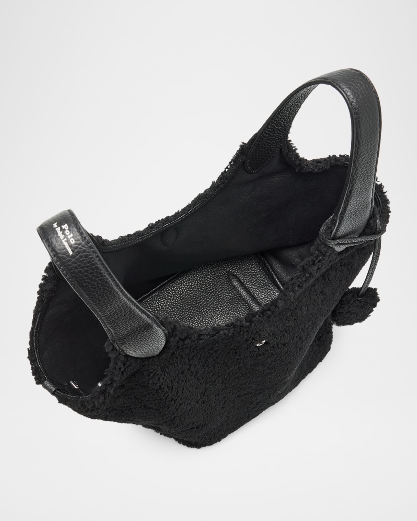 Polo Ralph Lauren Polo Play Shearling Tote Bag | Neiman Marcus