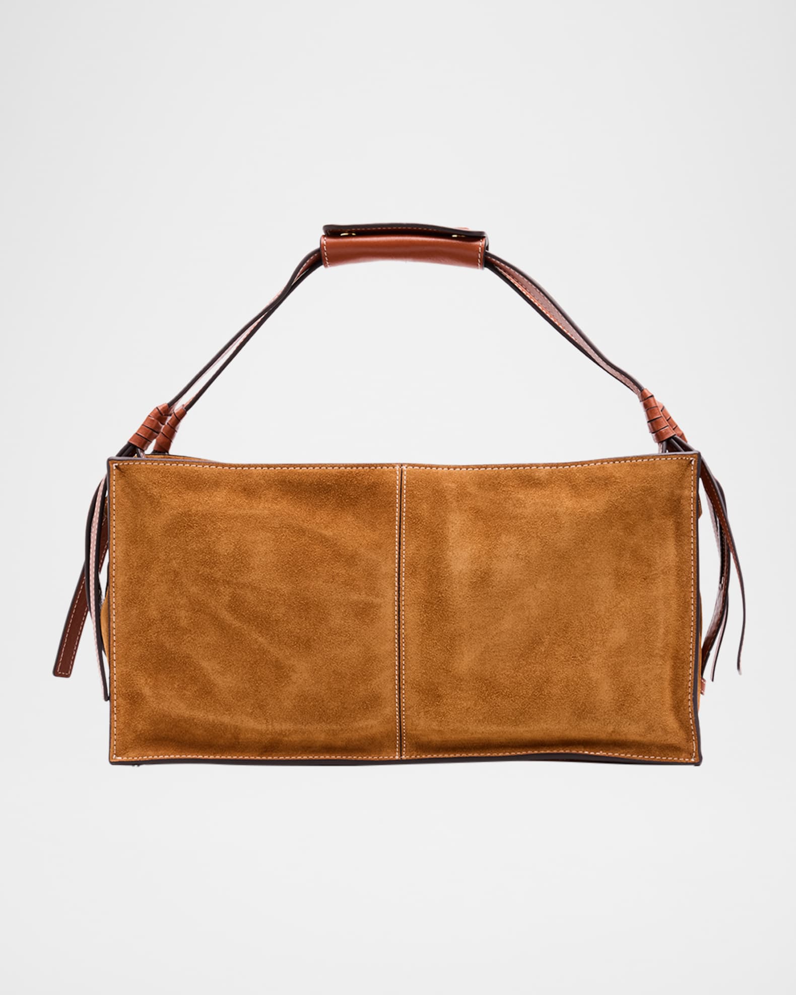 STAUD Harold Slouchy Suede Top-Handle Bag | Neiman Marcus