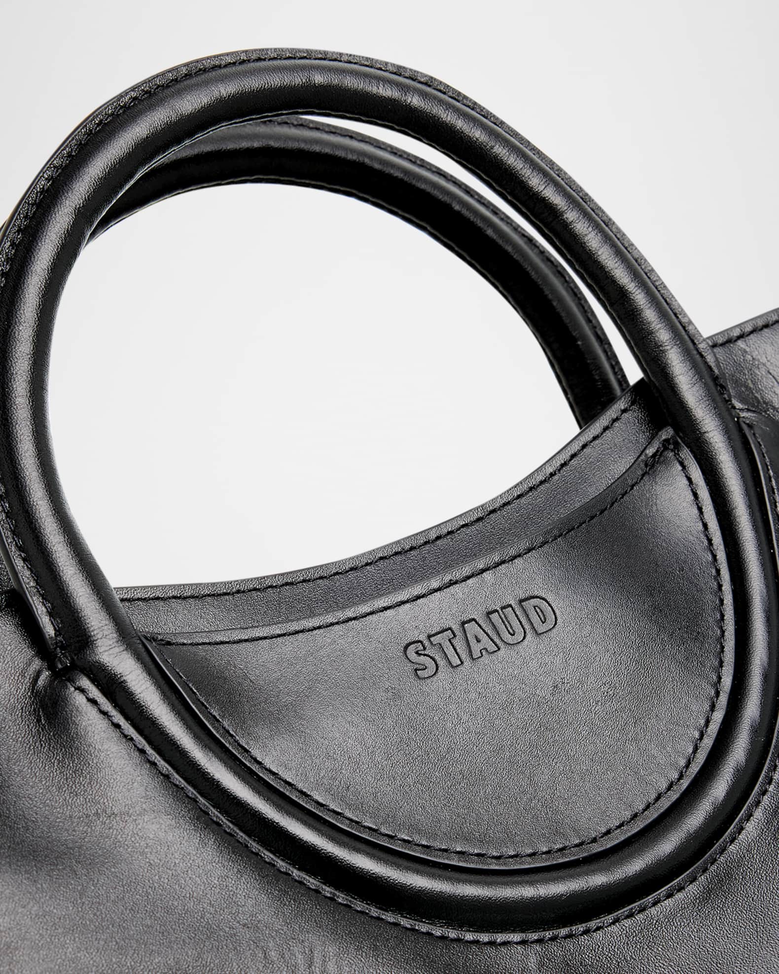 STAUD Maude Mini Leather Satchel Shoulder Bag | Neiman Marcus