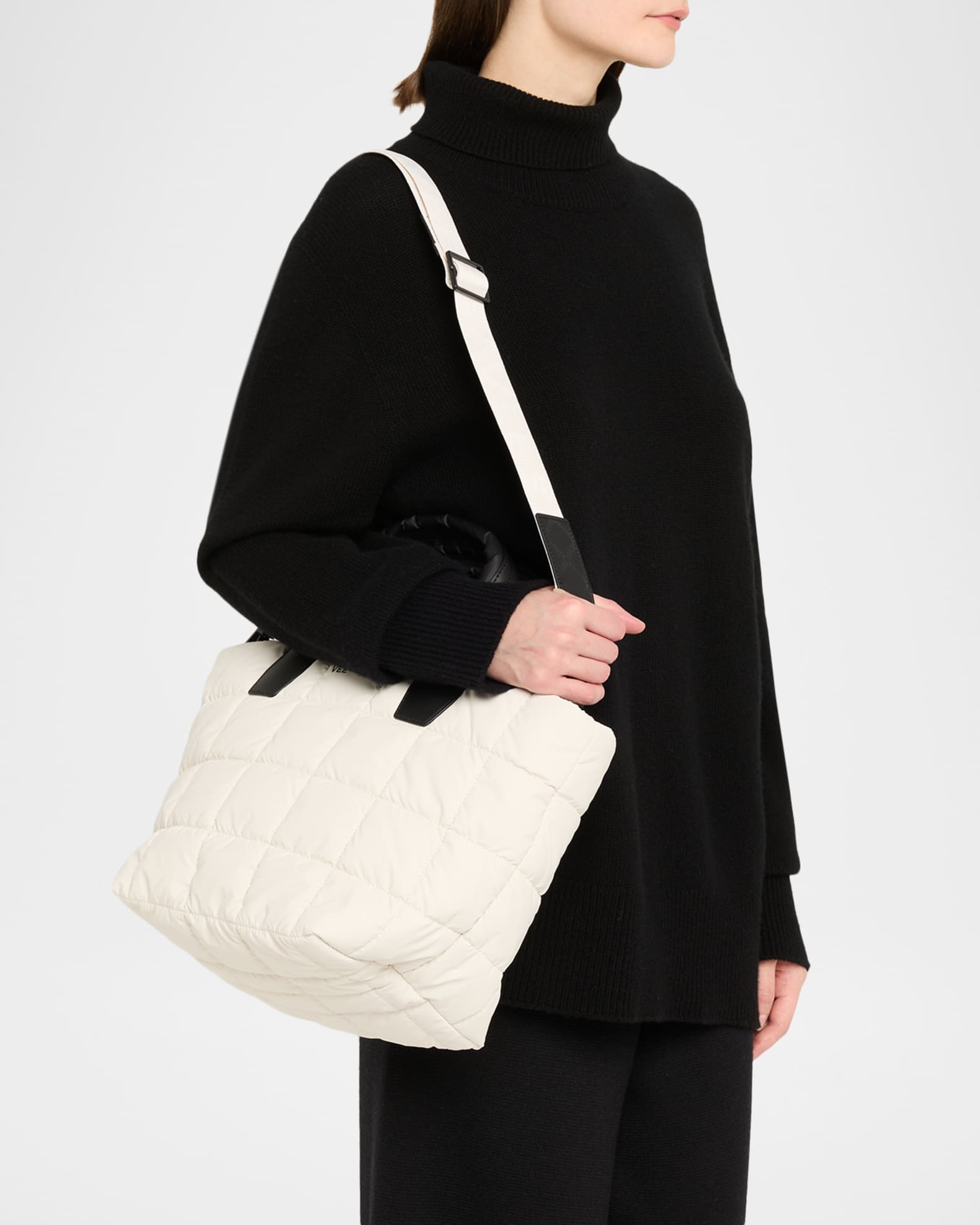 VeeCollective Small Porter Quilted Tote Bag | Neiman Marcus