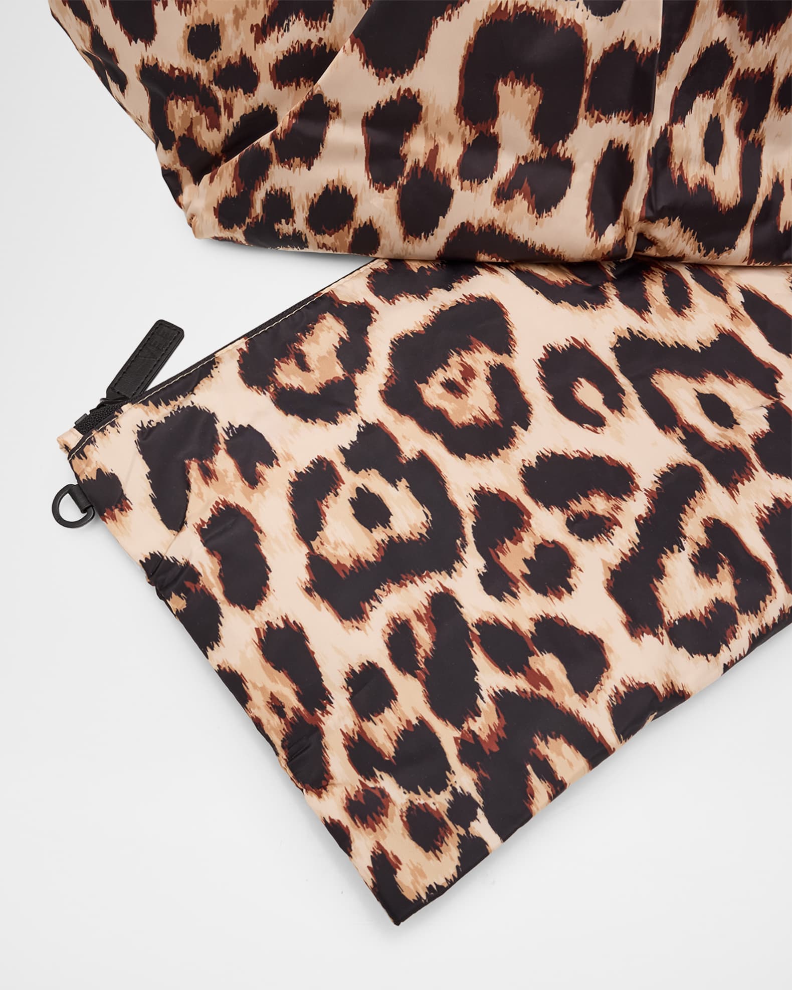 VeeCollective Caba Medium Polyester and Nylon Leopard-Print Tote Bag ...