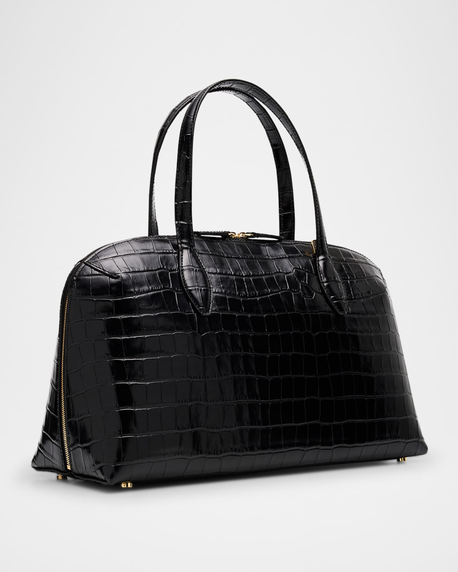 Toteme Medium Croco-Embossed Day Tote Bag | Neiman Marcus