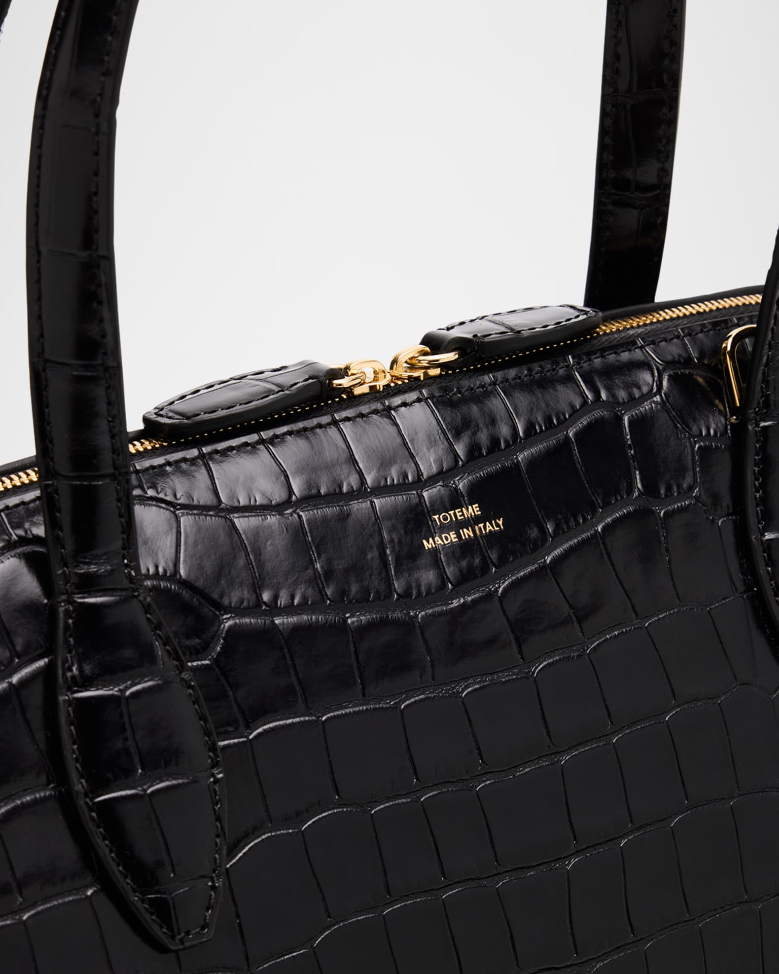 Toteme Medium Croco-Embossed Day Tote Bag | Neiman Marcus