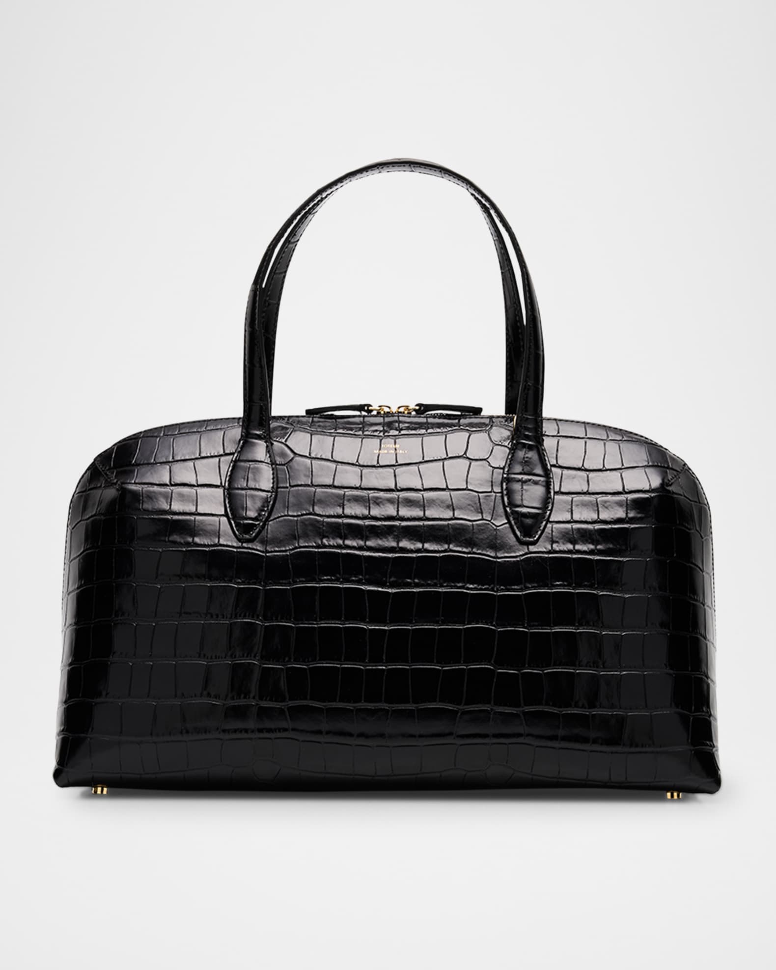 Toteme Medium Croco-Embossed Day Tote Bag | Neiman Marcus