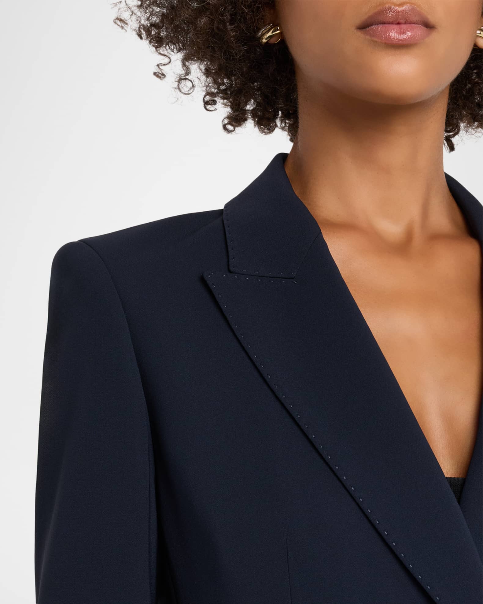 Lafayette 148 New York x The Morning Show Double-Breasted Pick Stitch ...