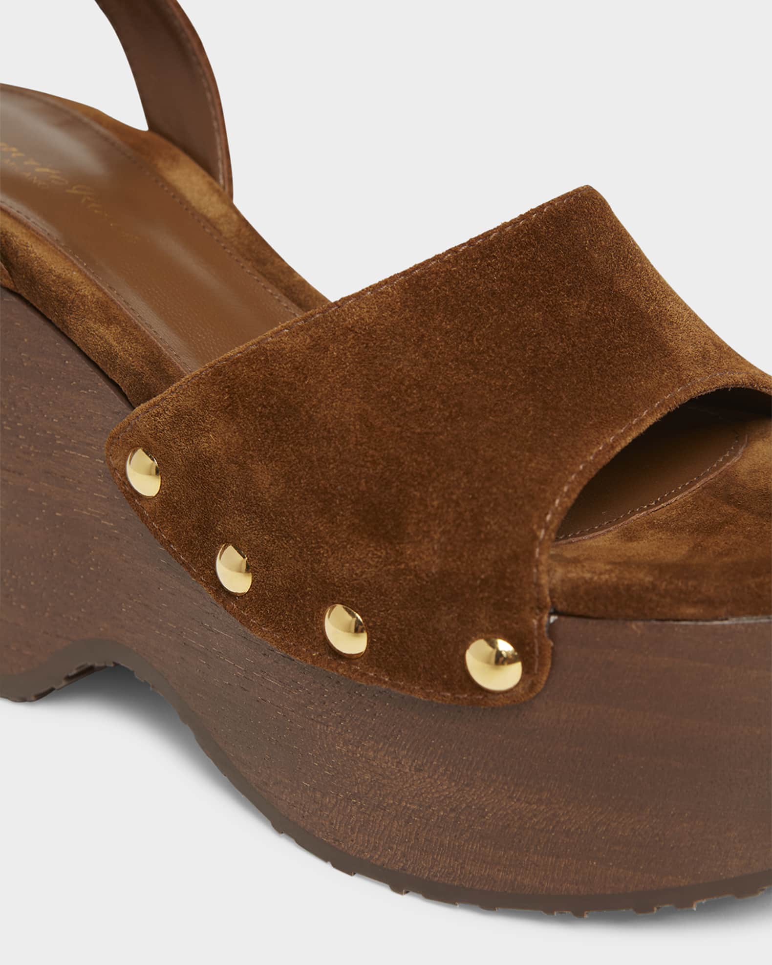 Gianvito Rossi Suede Ankle-Strap Platform Sandals | Neiman Marcus