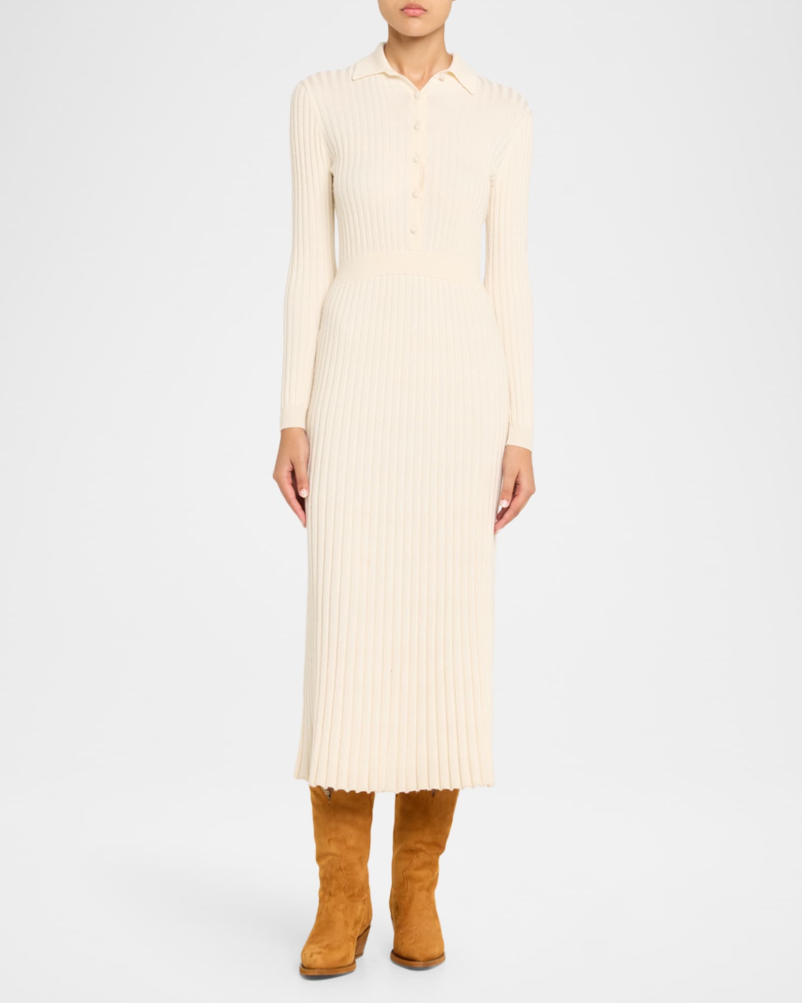 Partlow Forest Shearling-Lined Suede Cowboy Boots | Neiman Marcus