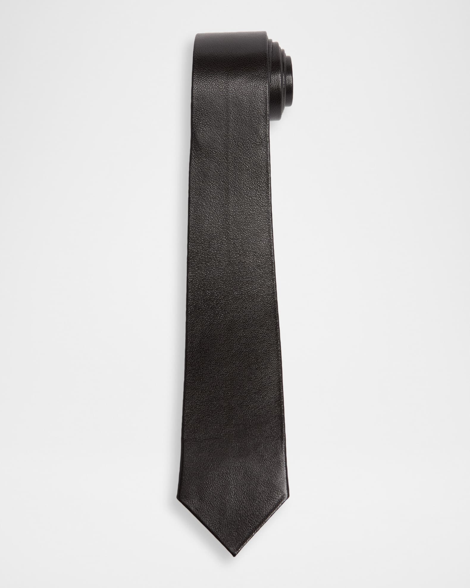 TOM FORD Men's Nappa Leather Neck Tie | Neiman Marcus