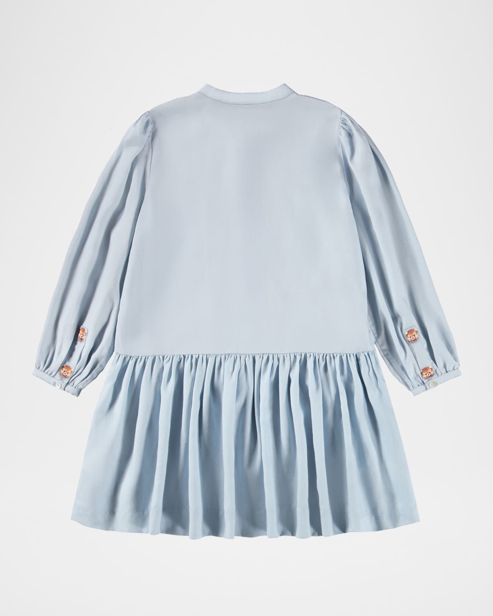 Molo Girl's Clara Pocket Pets Button-Front Dress, Size 2T-6 | Neiman Marcus