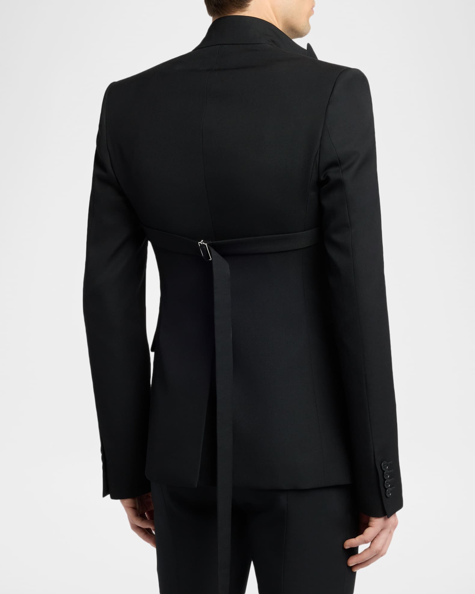 McQueen Men's Reverse Lapel Single-Breasted Sport Jacket | Neiman Marcus