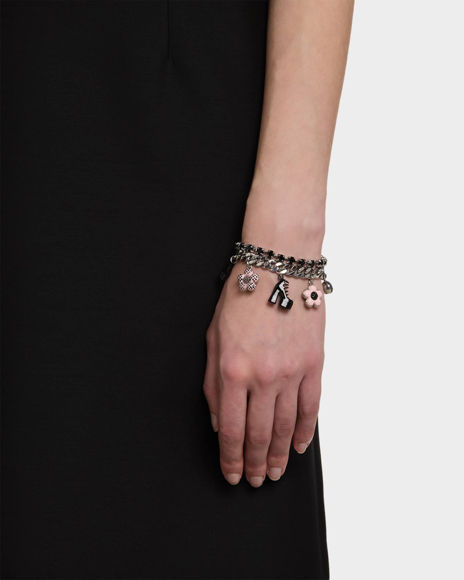 Marc Jacobs The Mini Icon Dot Charm Bracelet | Neiman Marcus