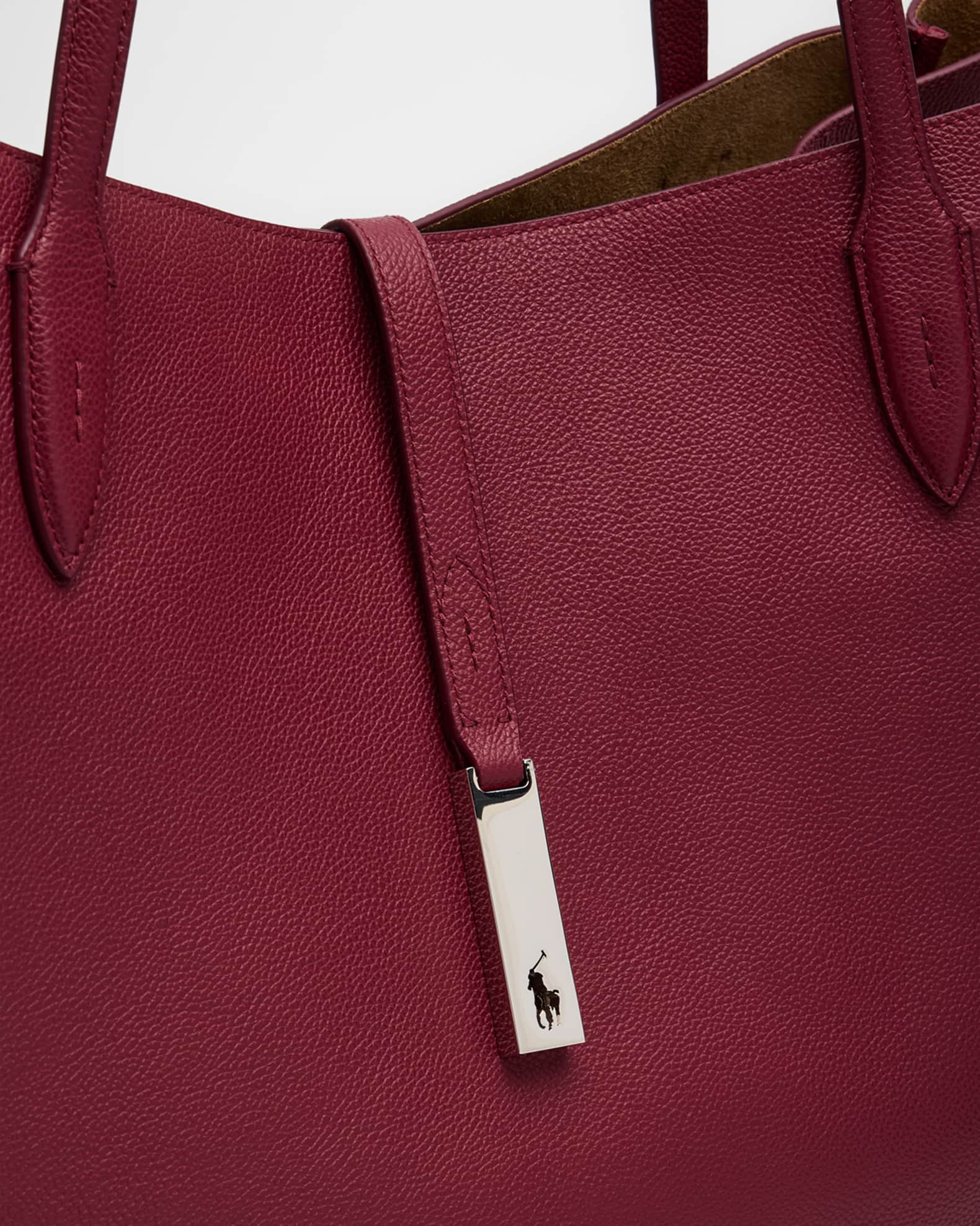 Polo Ralph Lauren Polo ID Large Leather Tote | Neiman Marcus