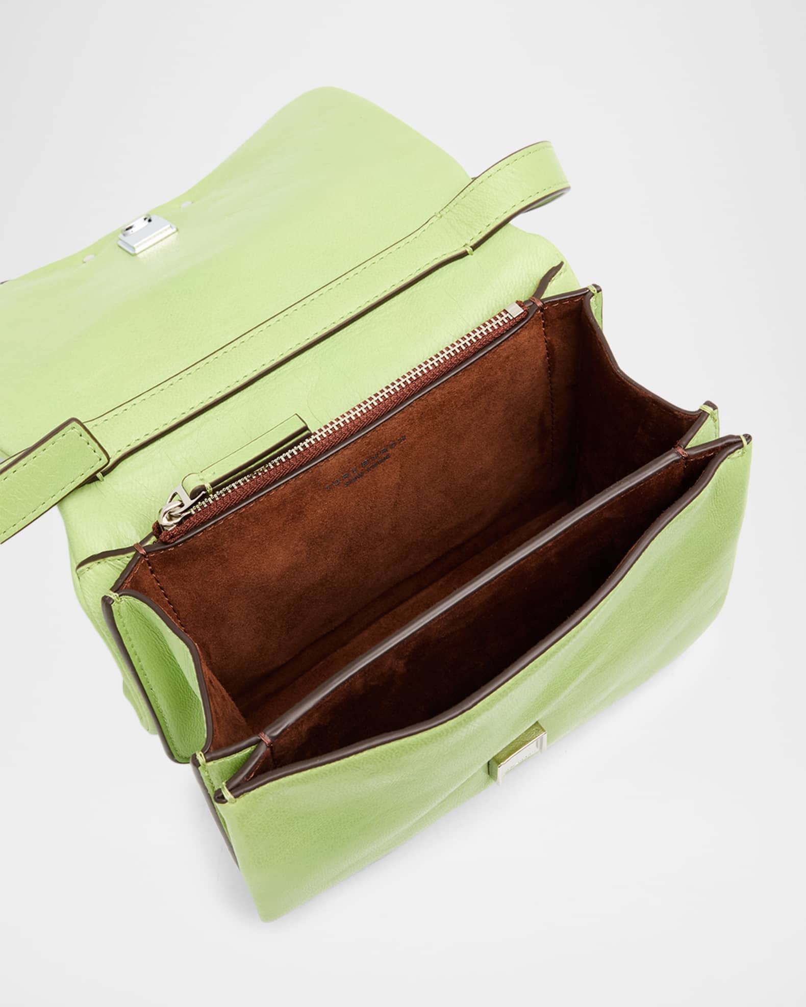 Tory Burch Charlie Leather Crossbody Bag | Neiman Marcus