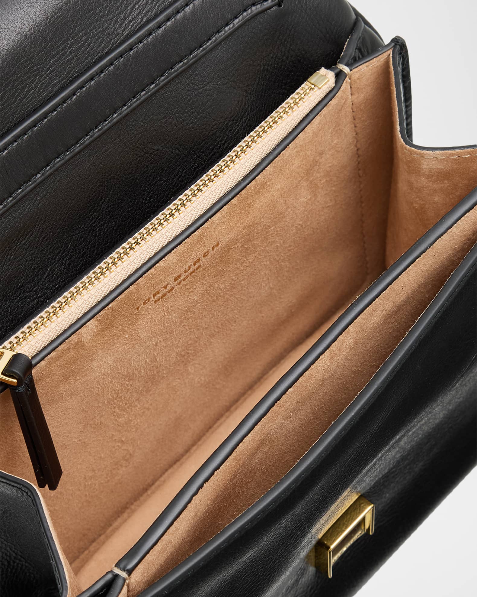 Tory Burch Charlie Leather Crossbody Bag | Neiman Marcus