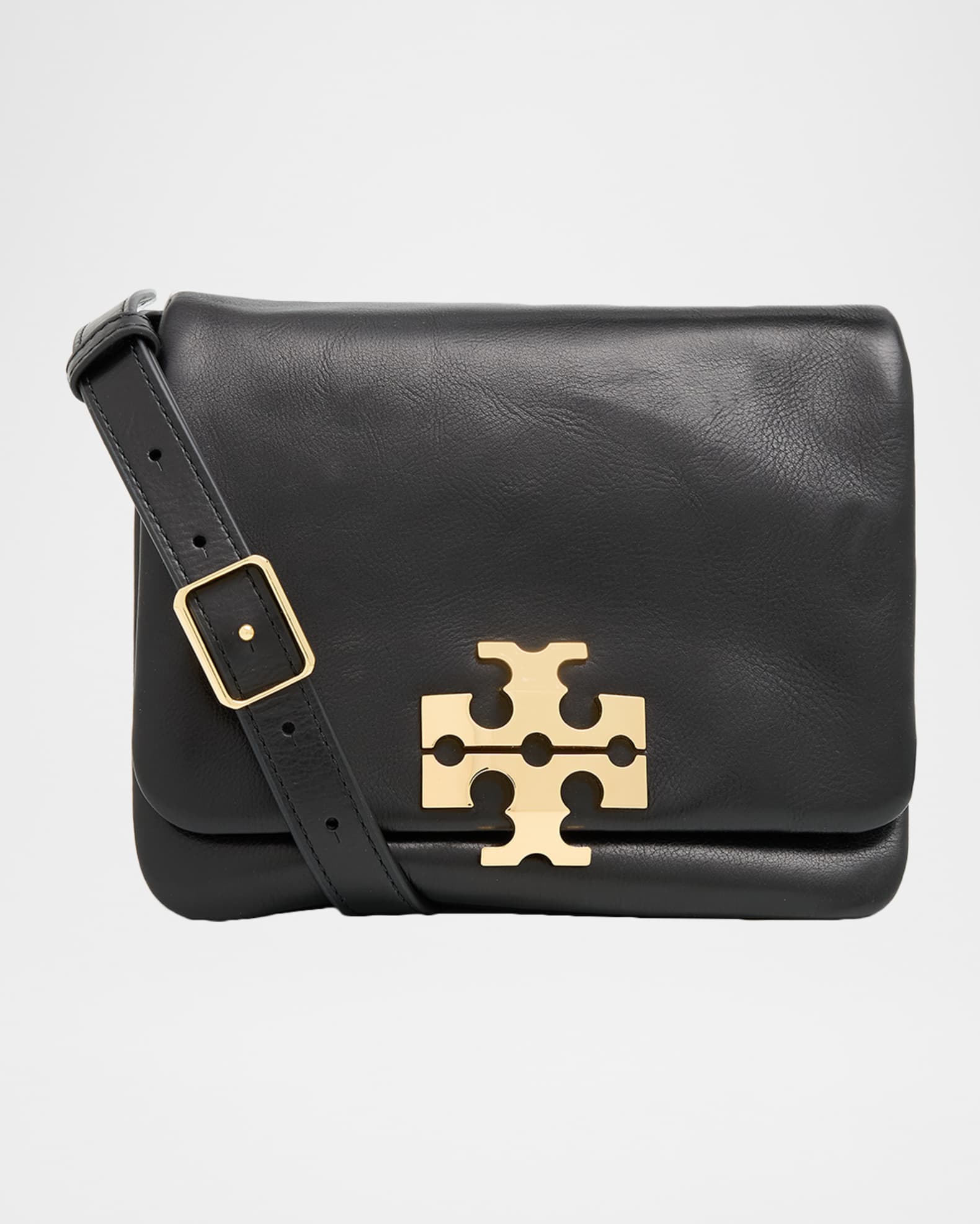 Tory Burch Charlie Leather Crossbody Bag | Neiman Marcus