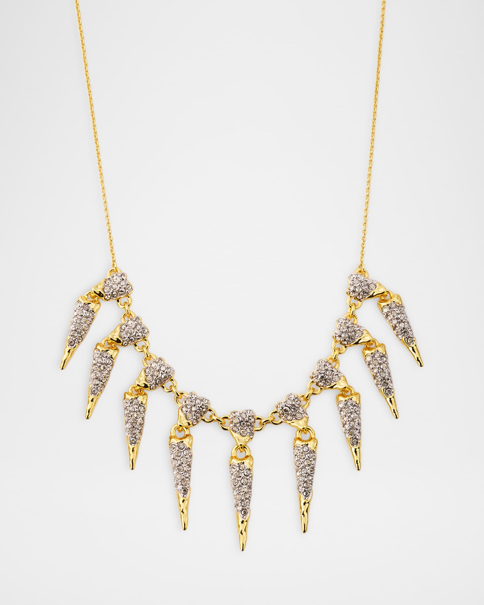 Alexis Bittar Solanales Crystal Spear Fringe Necklace | Neiman Marcus