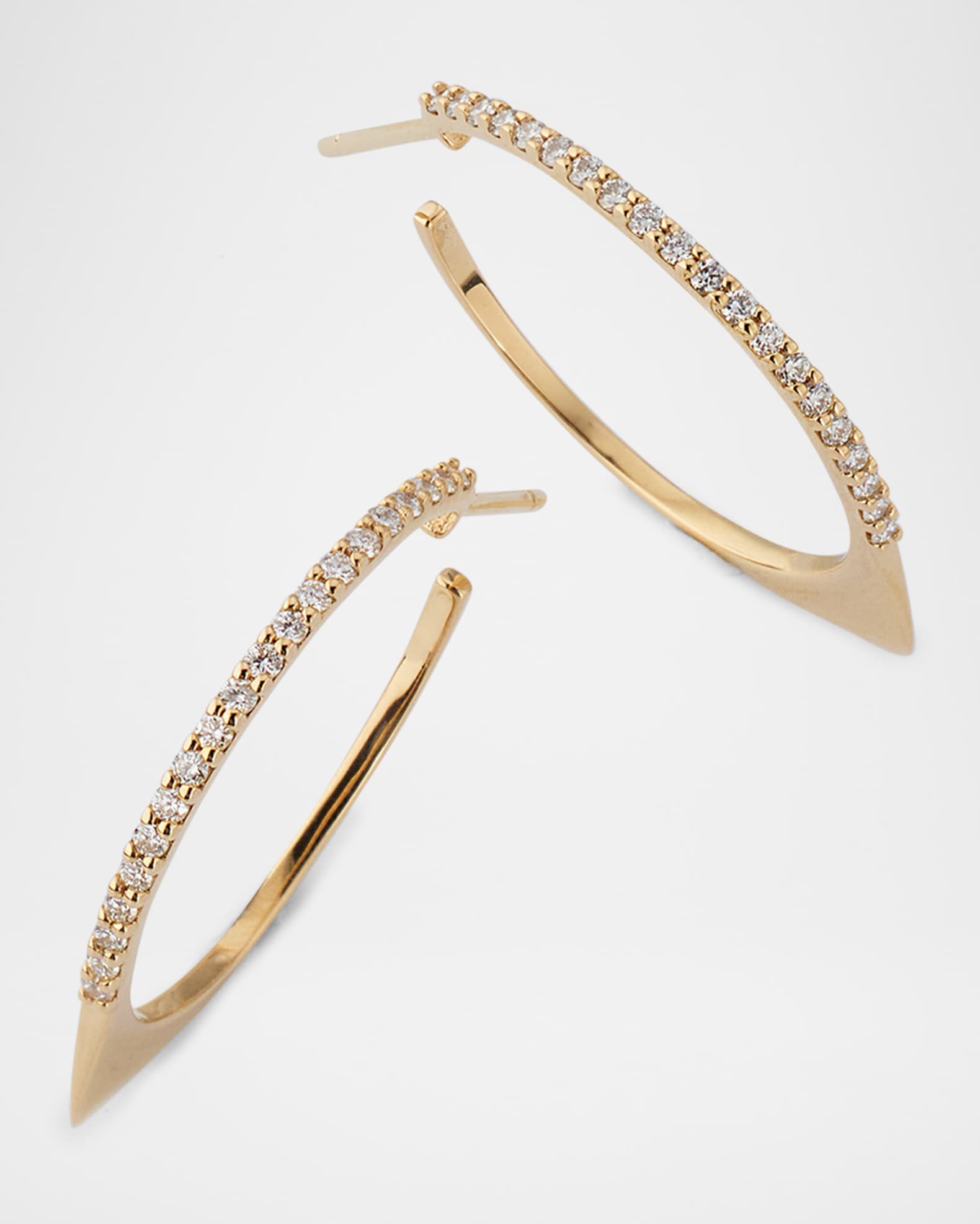 LANA Eclipse Diamond Hoop Earrings | Neiman Marcus