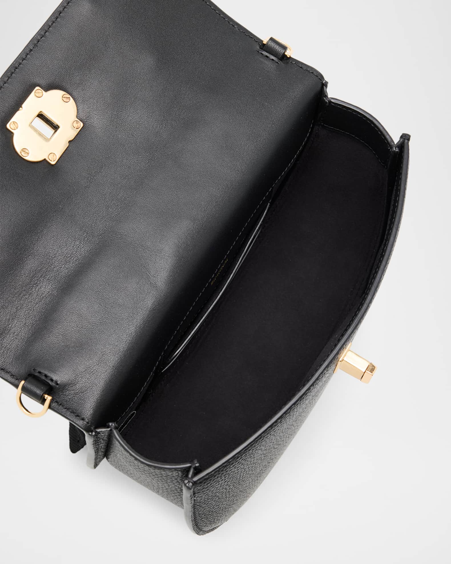 SIMKHAI Roan Half-Moon Leather Crossbody Bag | Neiman Marcus