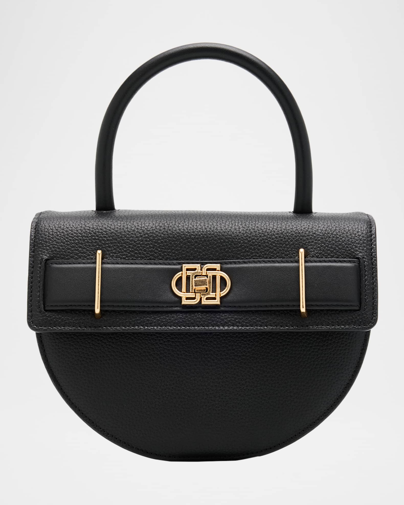 SIMKHAI Roan Half-Moon Leather Crossbody Bag | Neiman Marcus