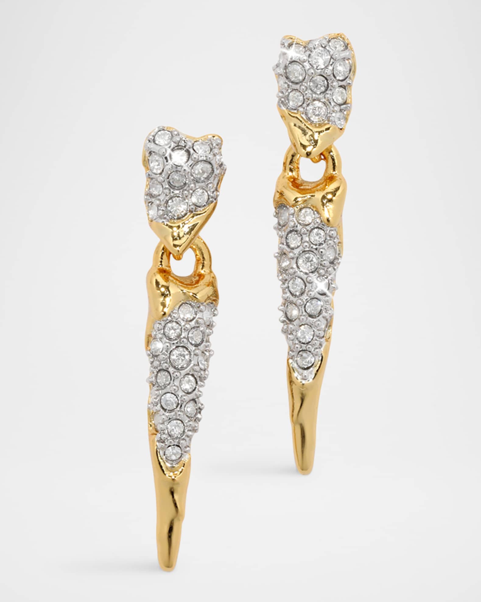 Alexis Bittar Solanales Crystal Spear Drop Earrings | Neiman Marcus