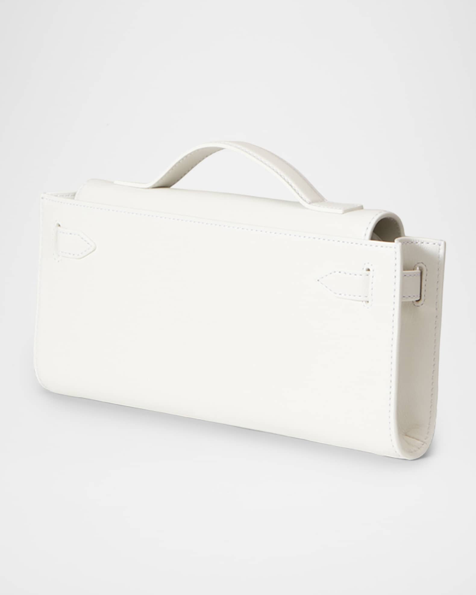 Veronica Beard Dash Belted Leather Top-Handle Bag | Neiman Marcus