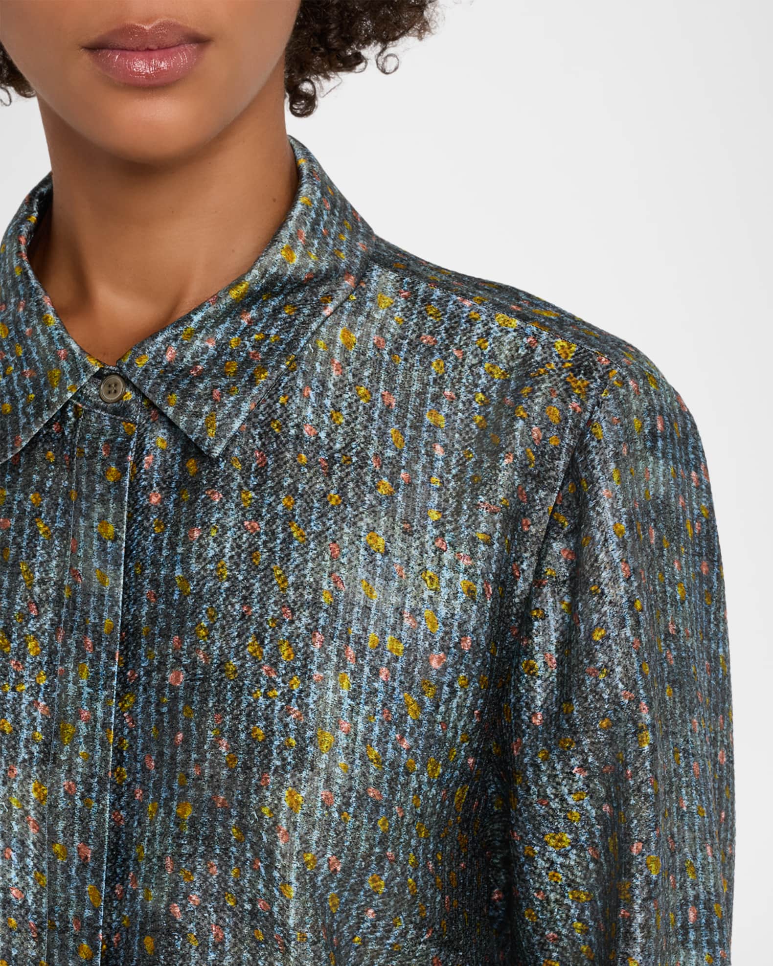 abstract pattern blouse